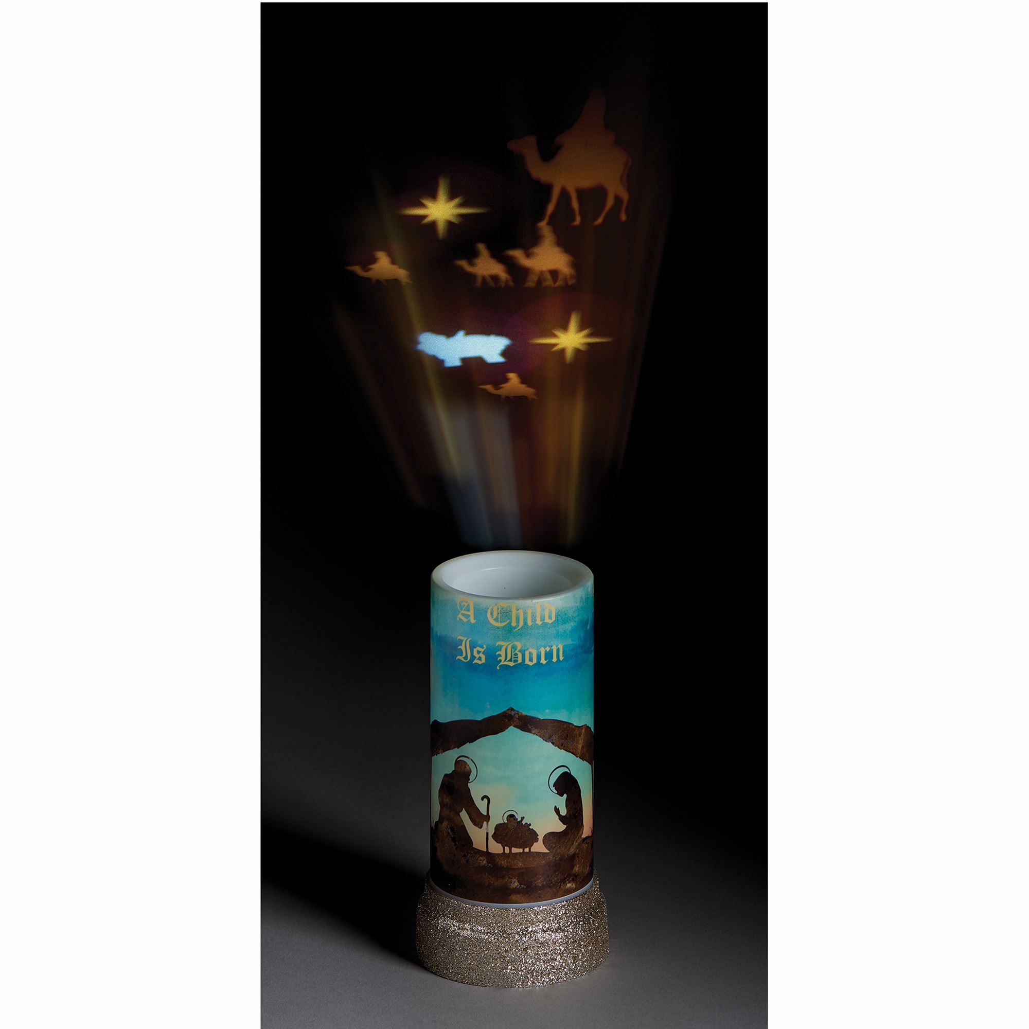 NATIVITY PROJECTOR CANDLE | EWTN Religious Catalogue