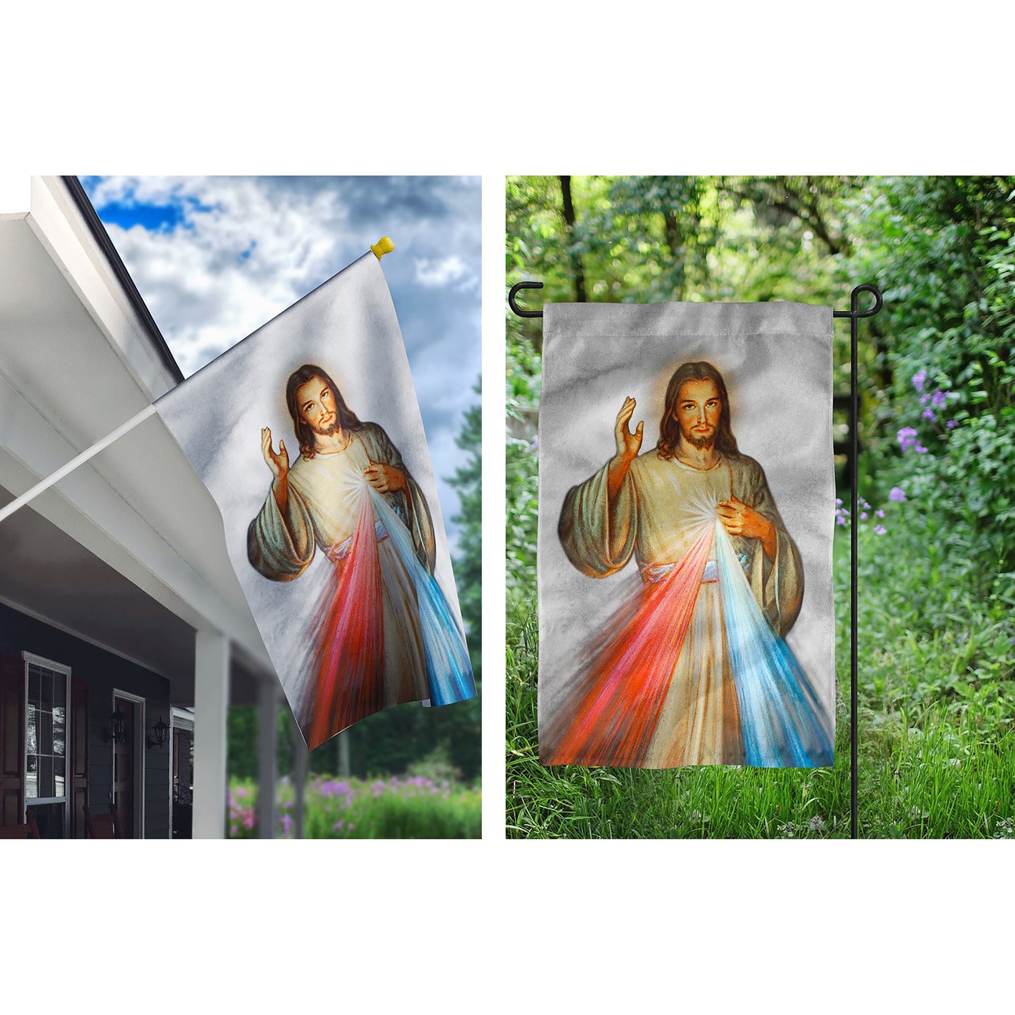 DIVINE MERCY FLAG SET | EWTN Religious Catalogue