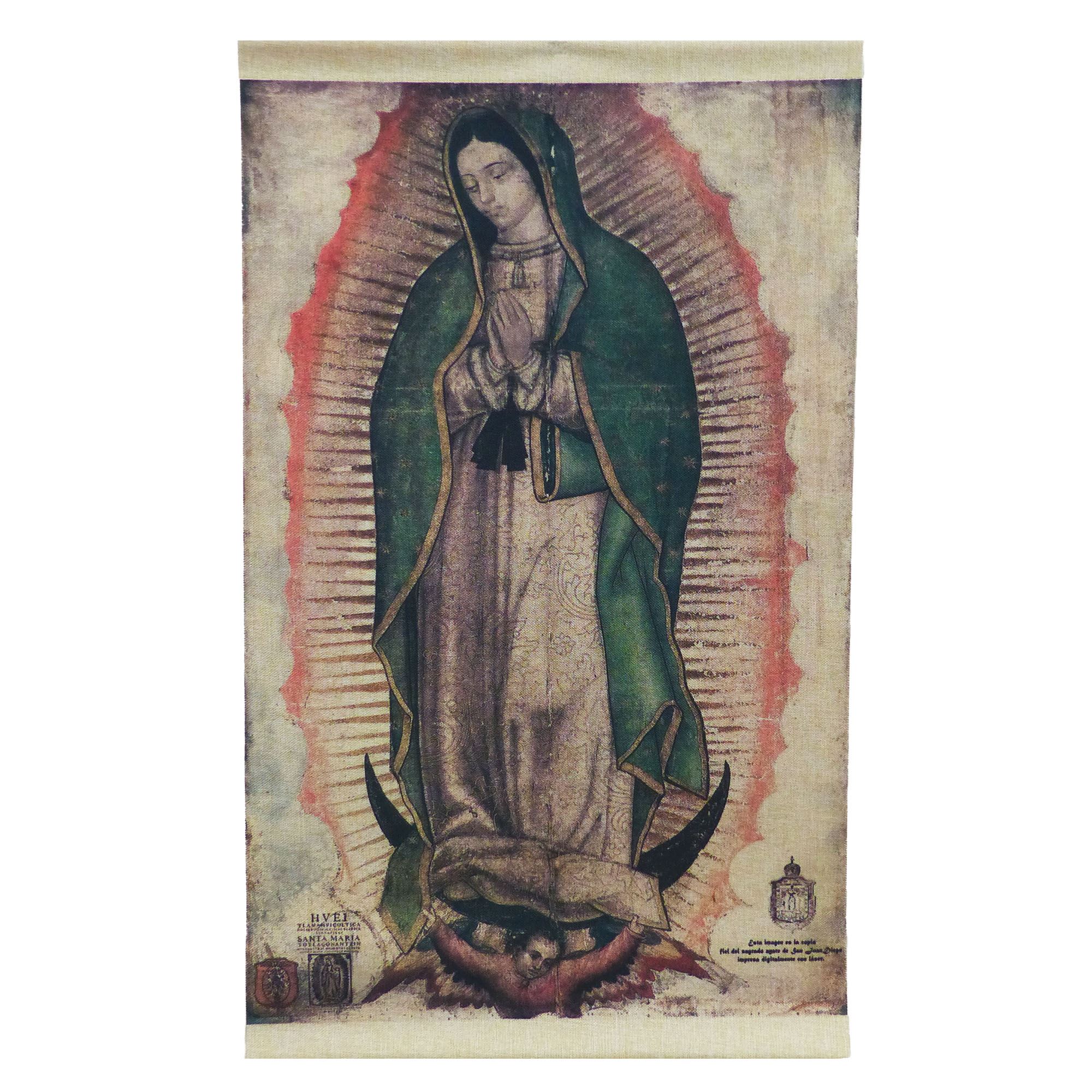 GUADALUPE TILMA REPLICA - 20" x 35" | EWTN Religious Catalogue