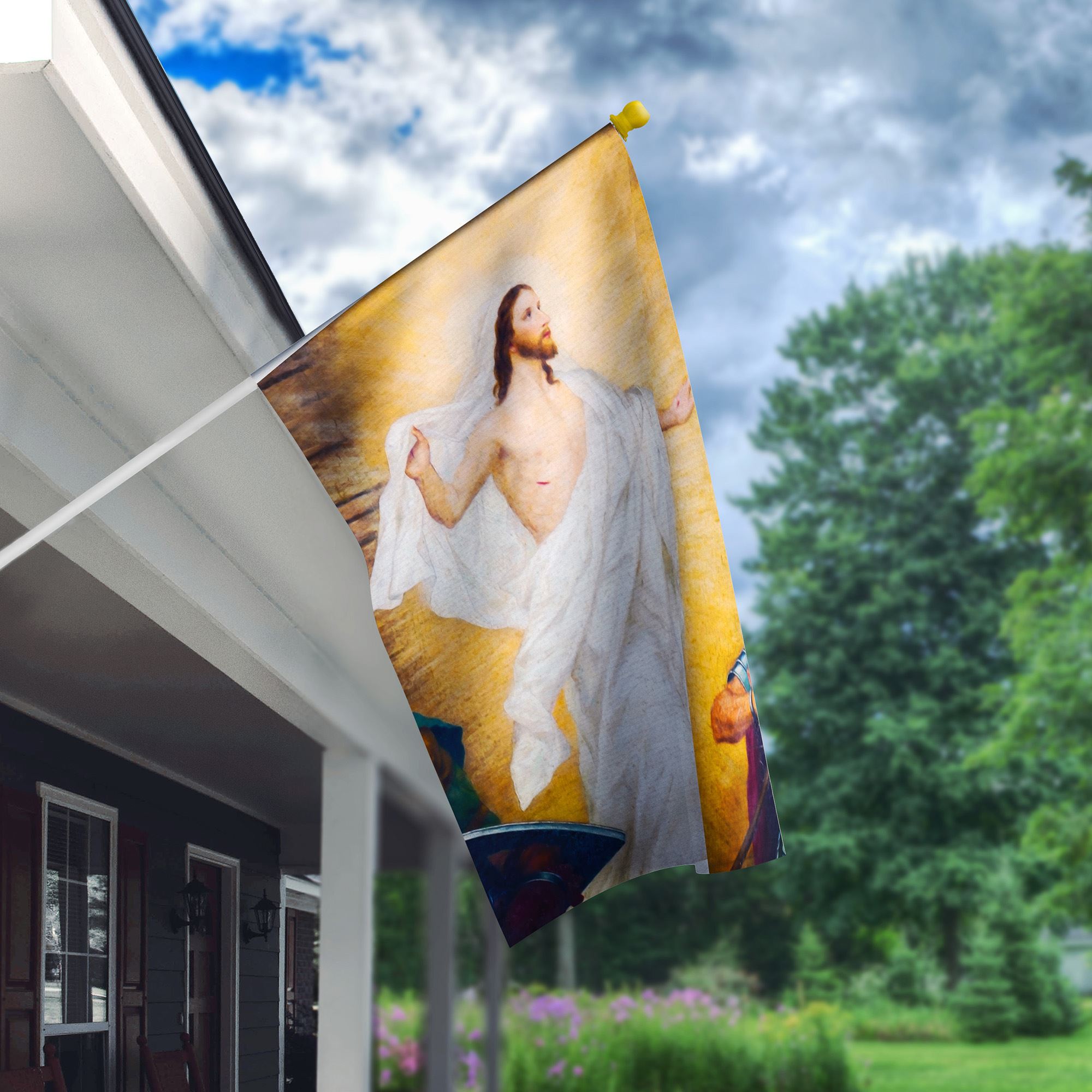 RESURRECTION HOUSE FLAG | EWTN Religious Catalogue