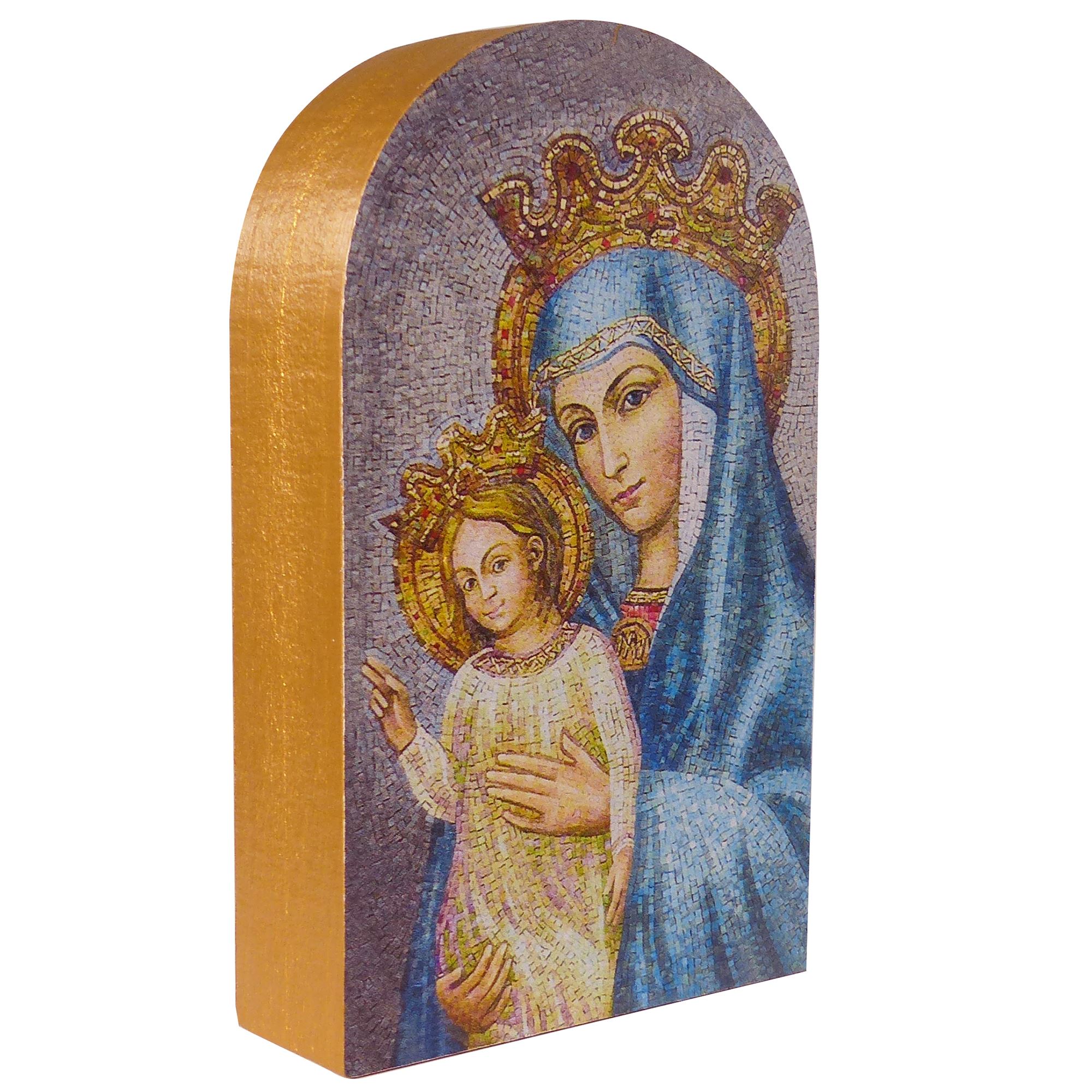 MATER ECCLESIAE ARCHED ICON BLOCK - 3 X 5 | EWTN Religious Catalogue
