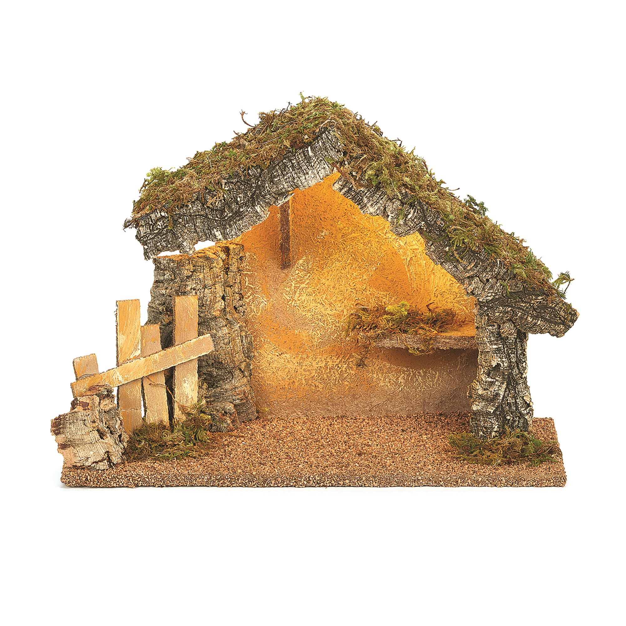 LIGHTED FONTANINI STABLE FOR 5" FIGURE SERIES | EWTN Religious Catalogue