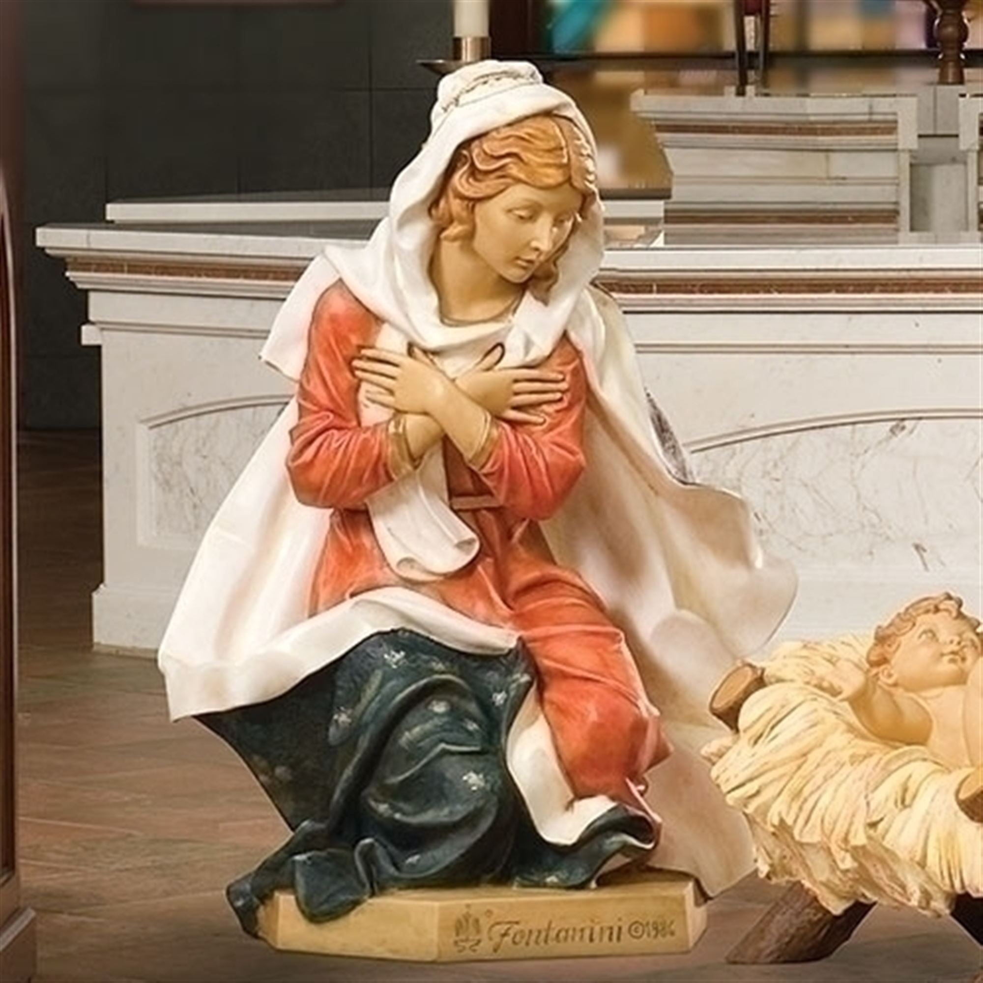 BLESSED MOTHER MARY FIGURE FOR FONTANINI 50-INCH SCALE NATIVITY | EWTN ...