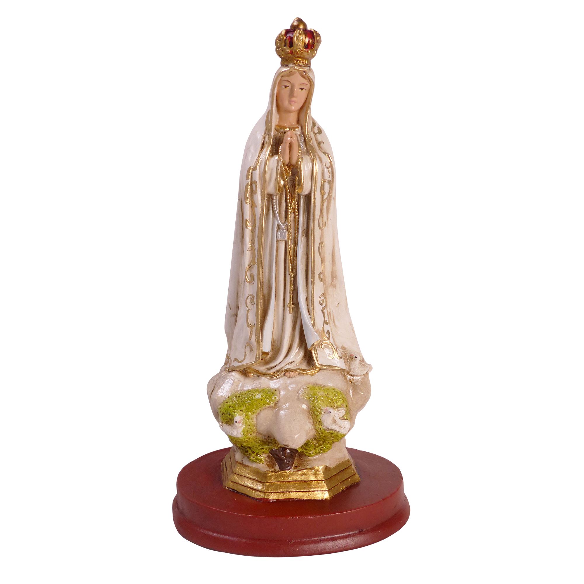 OUR LADY OF FATIMA STATUE - 8 1/2" | EWTN Religious Catalogue