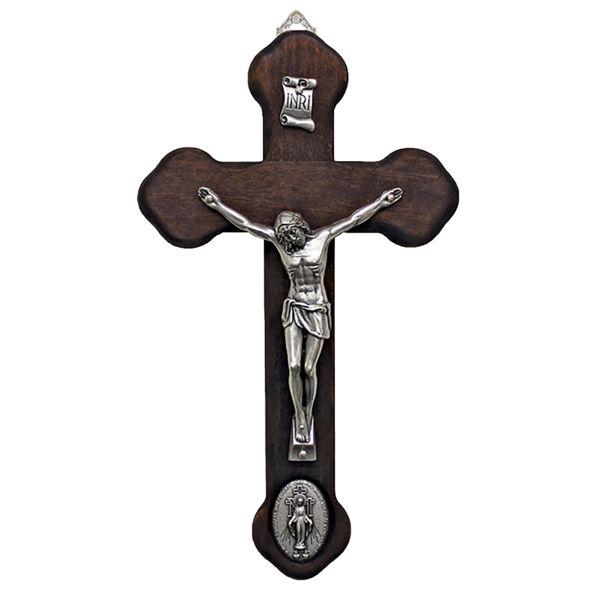MIRACULOUS MEDAL WALL CRUCIFIX | EWTN Religious Catalogue