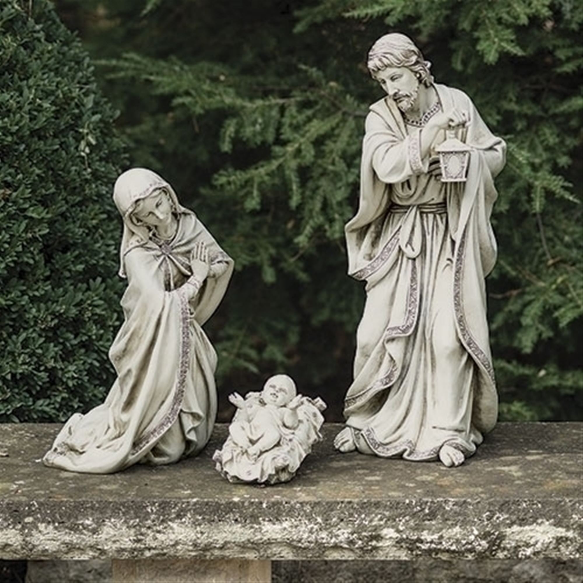 3-PIECE GARDEN NATIVITY SET - 21" SCALE | EWTN Religious Catalogue
