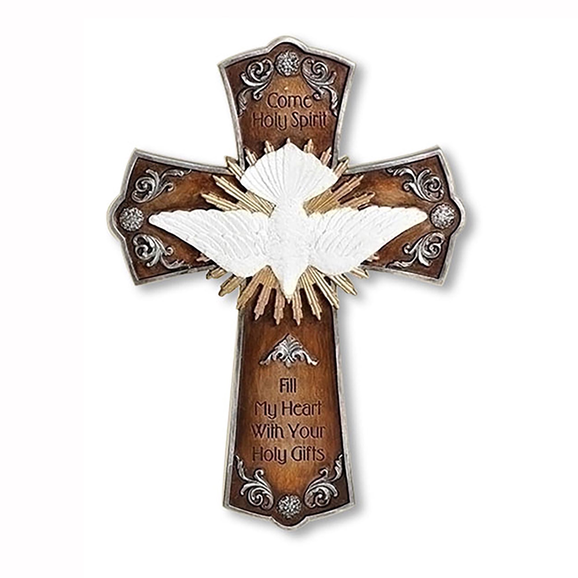 GILDED DOVE - CONFIRMATION WALL CROSS | EWTN Religious Catalogue