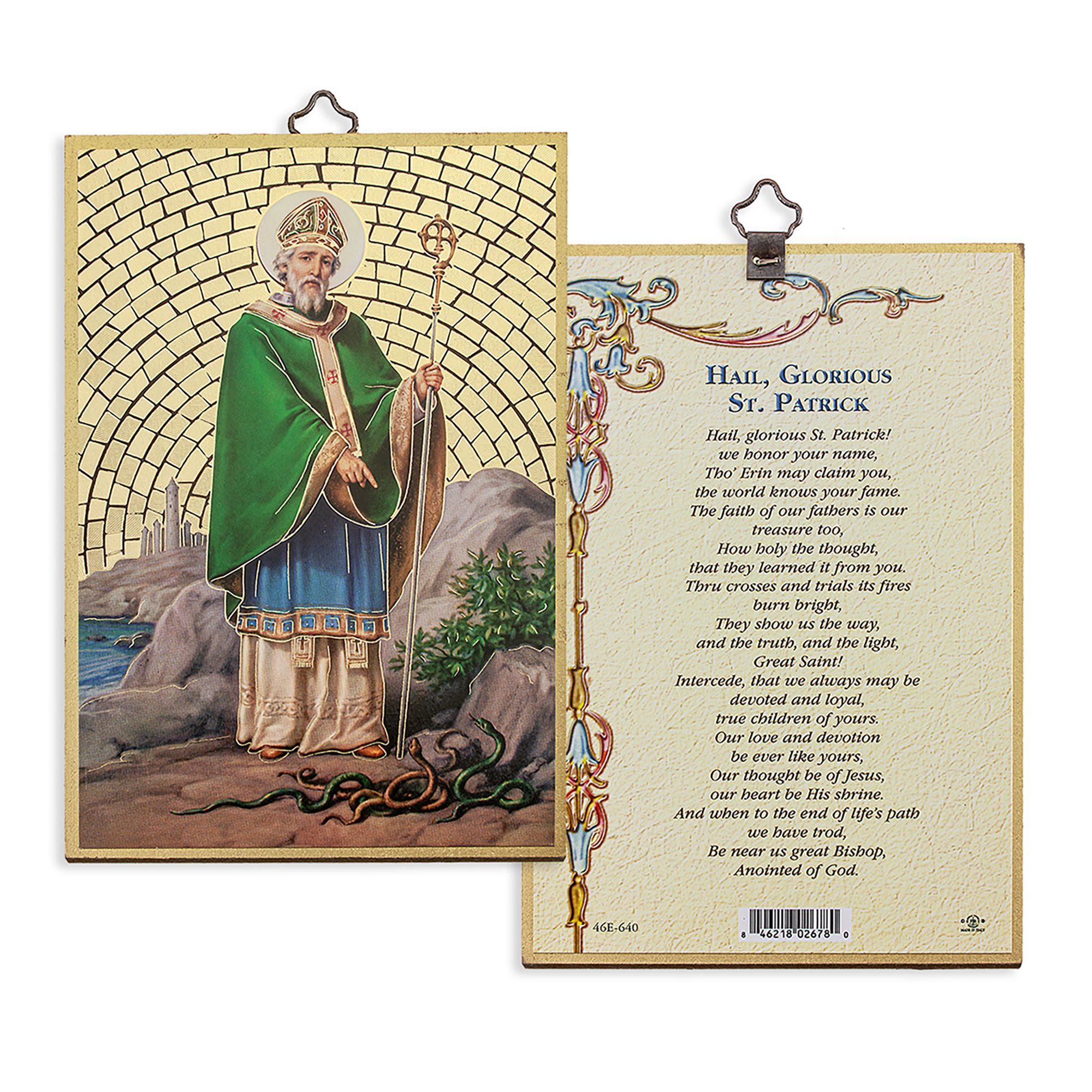 ST. PATRICK MOSAIC PLAQUE | EWTN Religious Catalogue