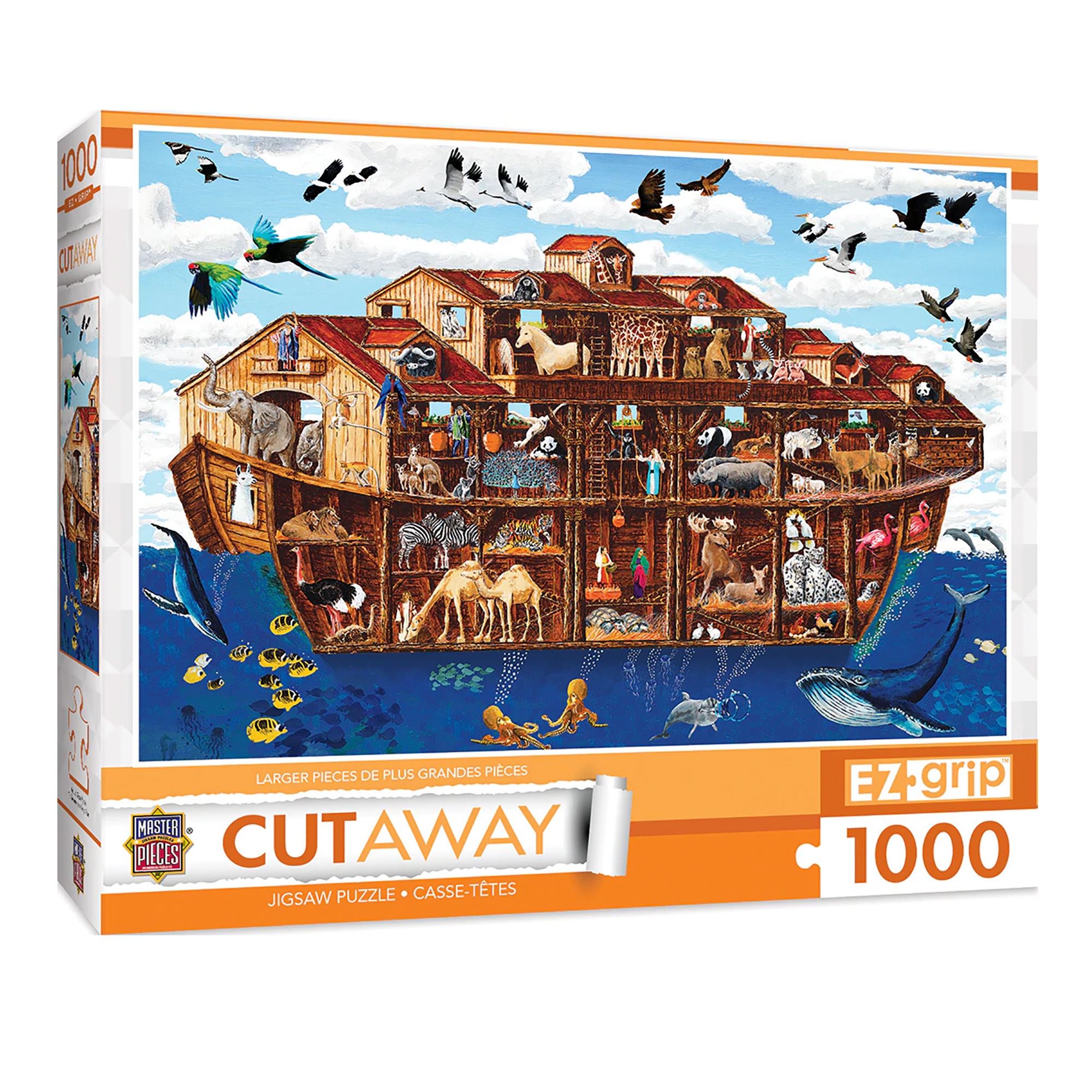 NOAH'S ARK CUT-AWAY 1000-PIECE EZGRIP JIGSAW PUZZLE | EWTN Religious ...