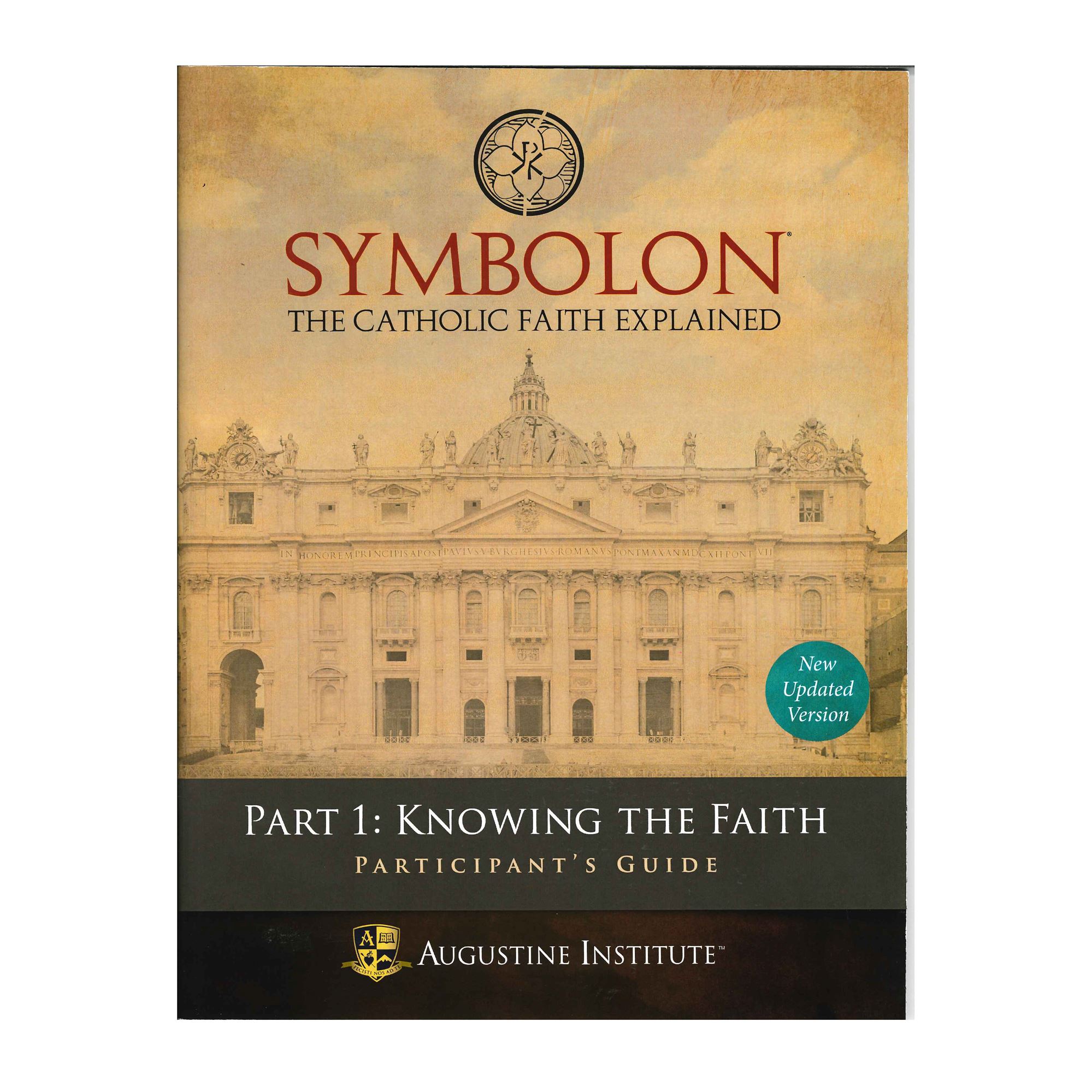 SYMBOLON - PART 1 - PARTICIPANT GUIDE | EWTN Religious Catalogue