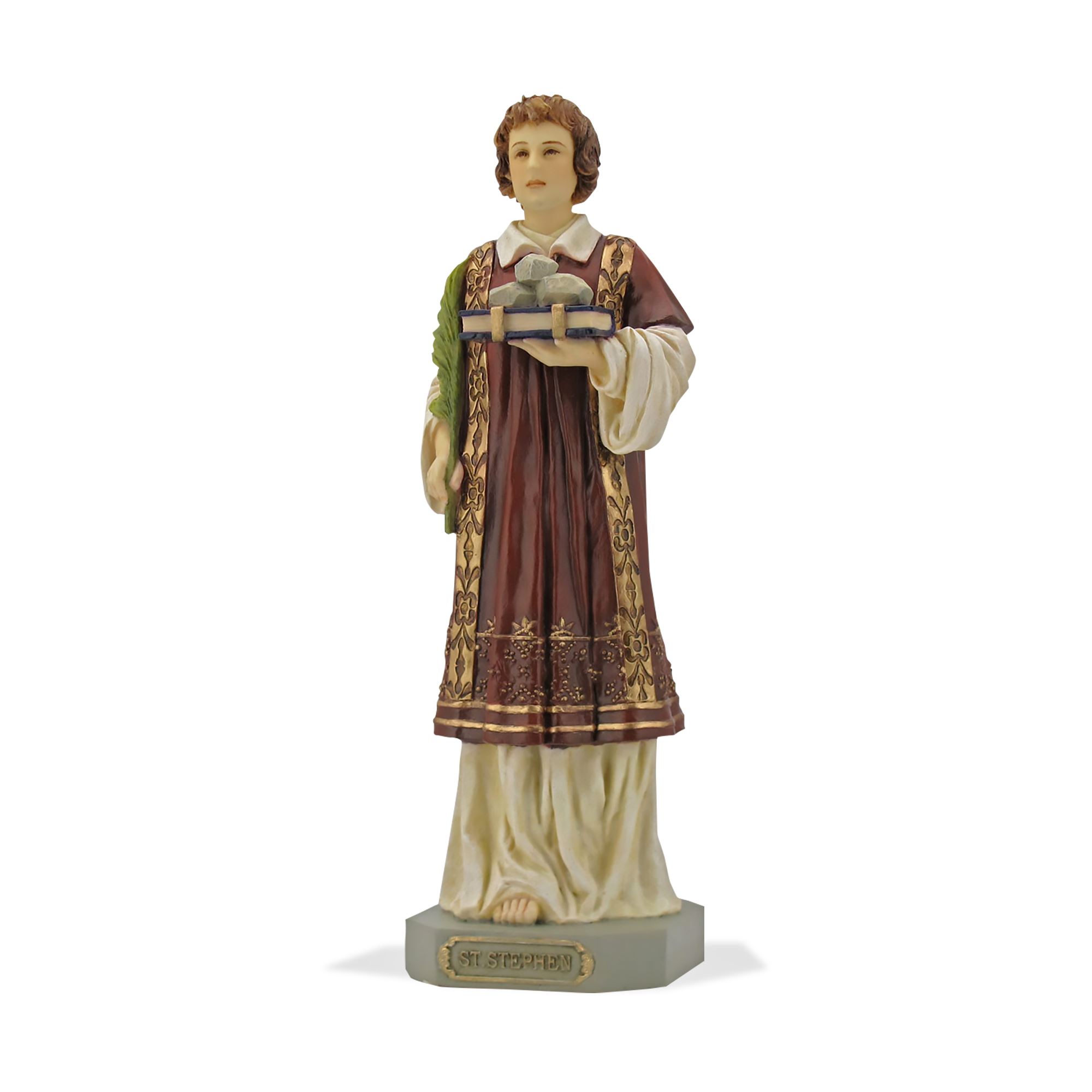 ST. STEPHEN - 8 3/4" STATUE | EWTN Religious Catalogue