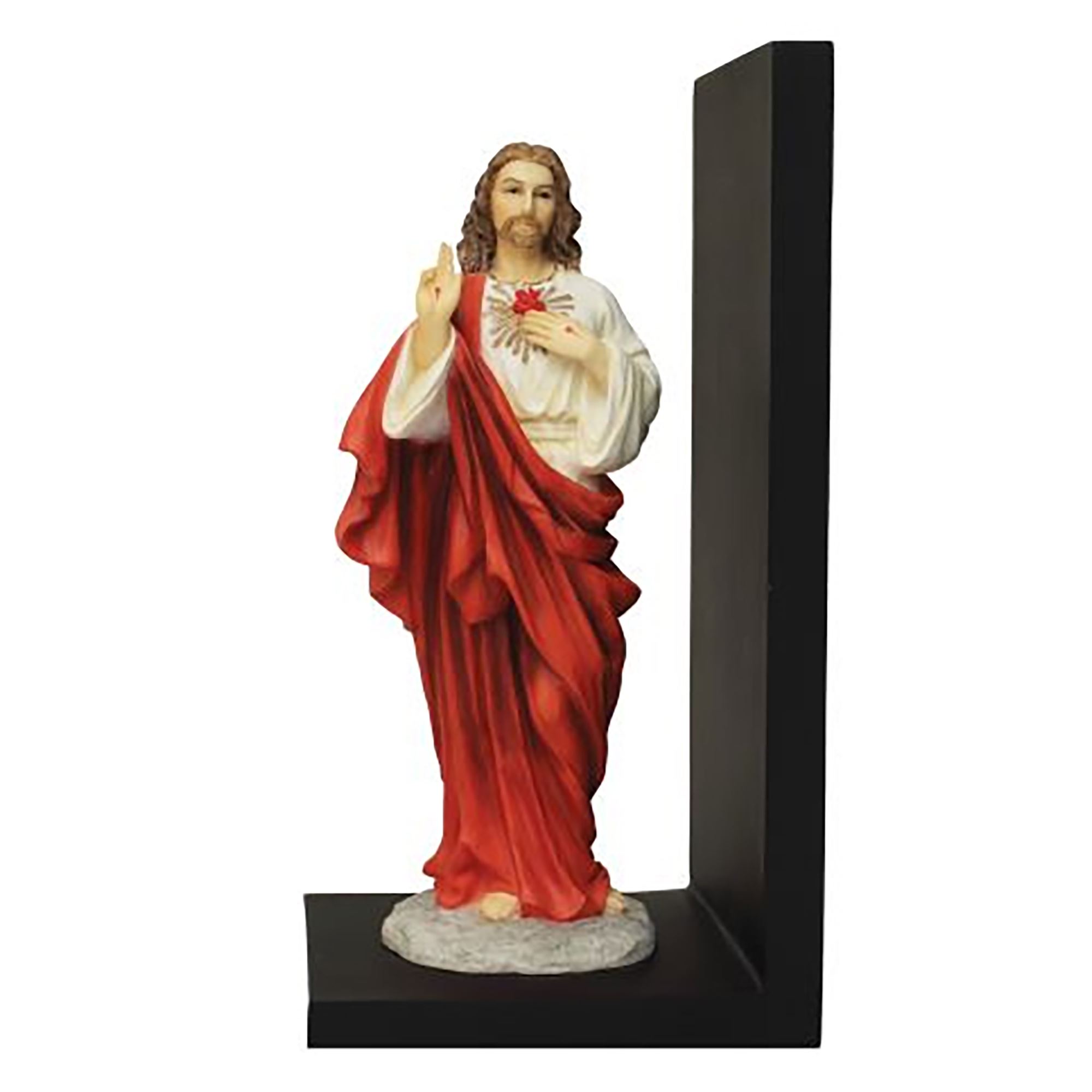 SACRED HEART OF JESUS LEFT-HAND BOOKEND | EWTN Religious Catalogue
