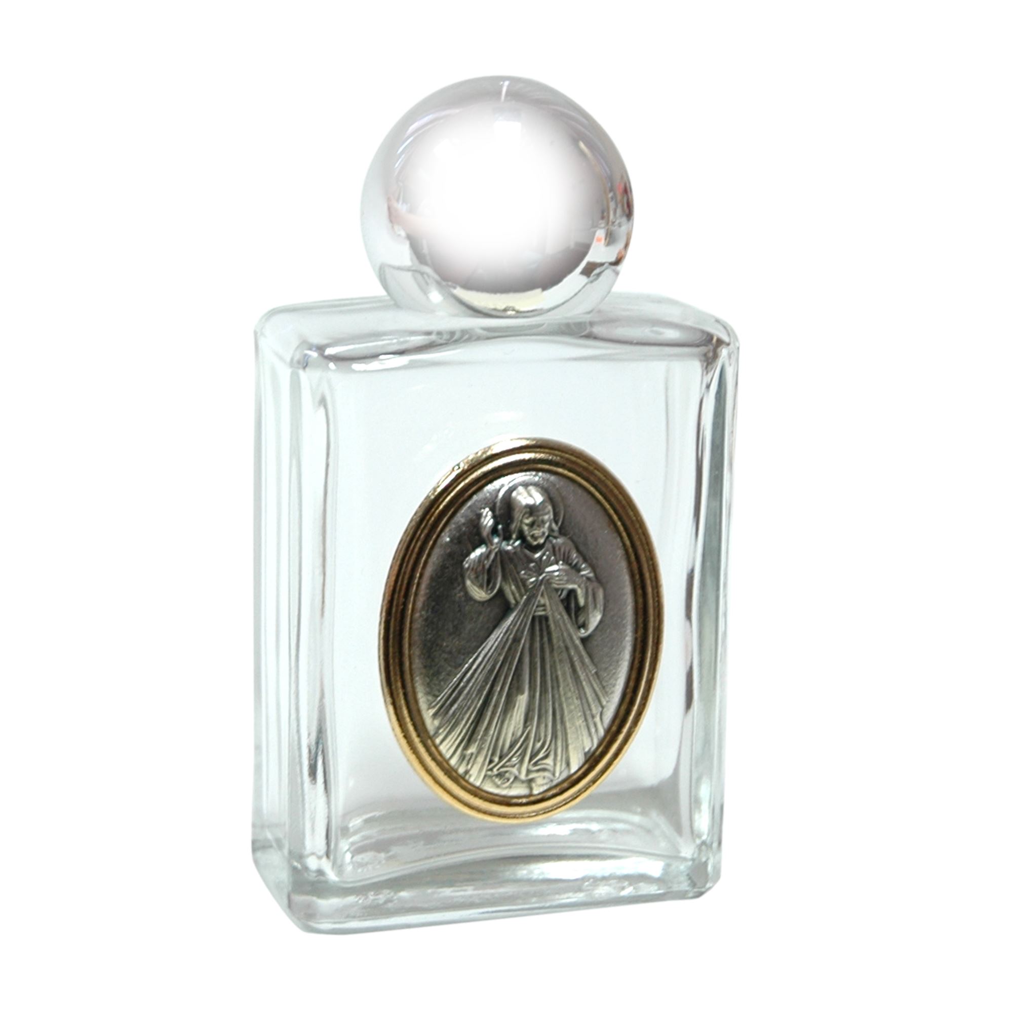 DIVINE MERCY - GLASS HOLY WATER BOTTLE | EWTN Religious Catalogue