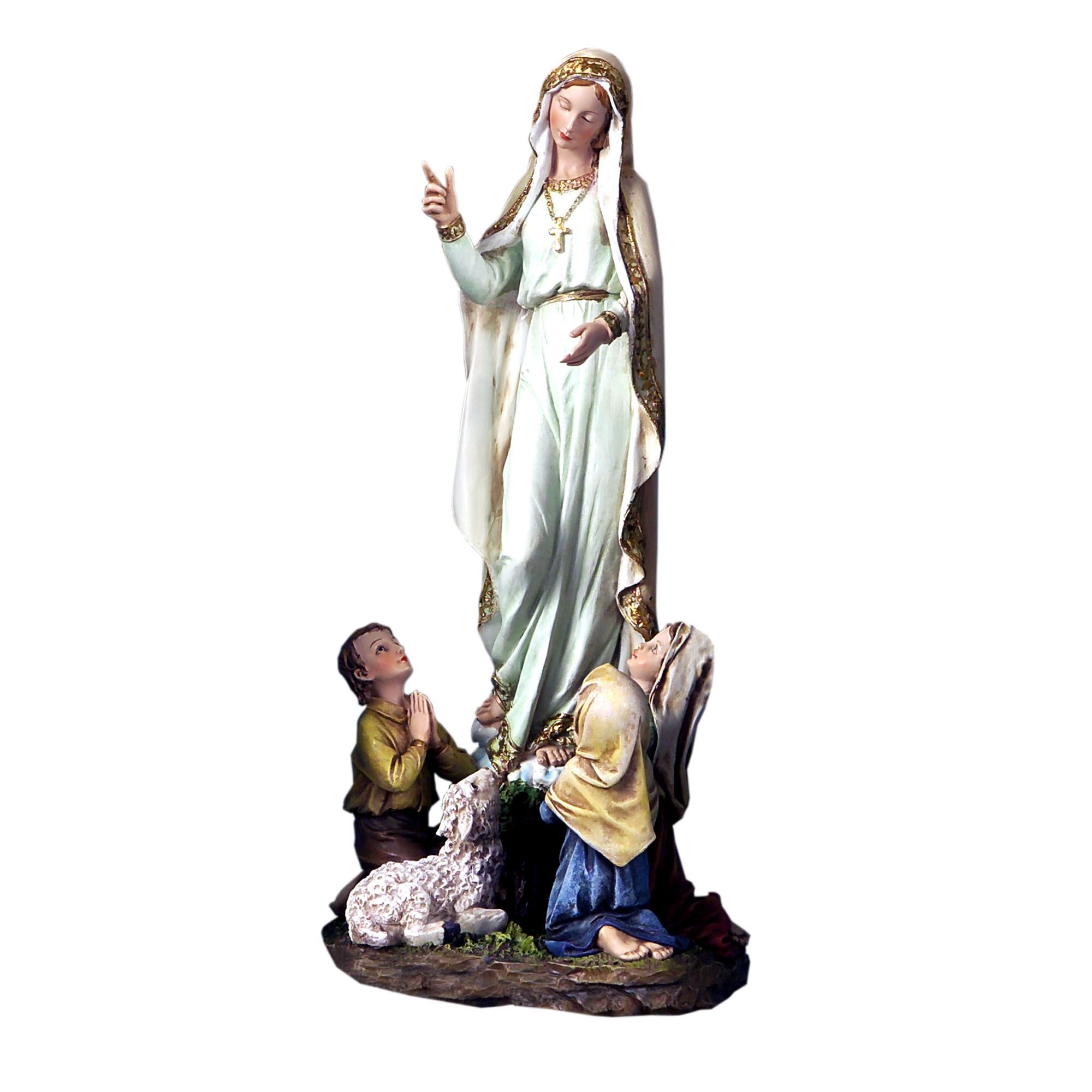 OUR LADY OF FATIMA WITH CHILDREN STATUE | EWTN Religious Catalogue