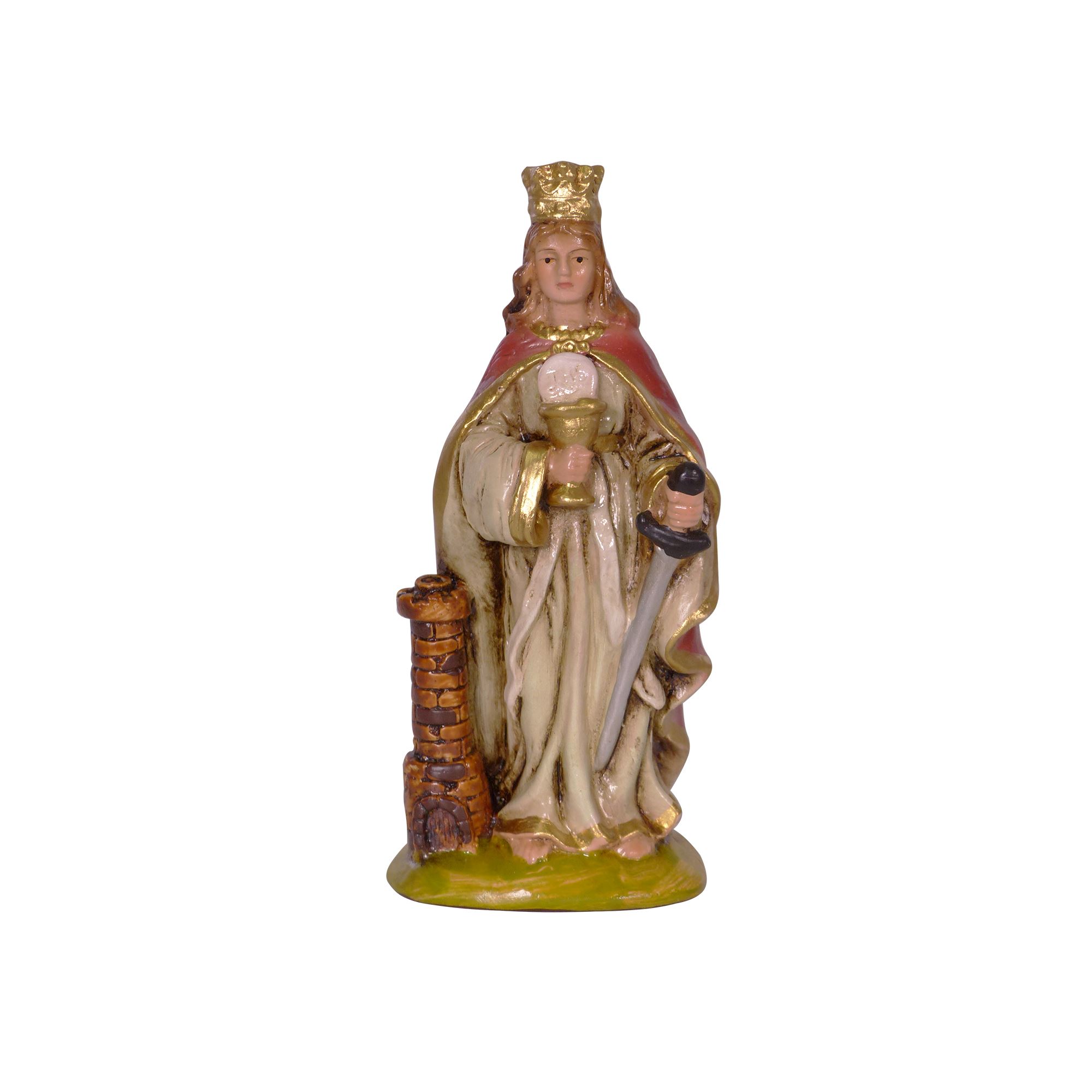 ST. BARBARA STATUE - 5 1/2" | EWTN Religious Catalogue