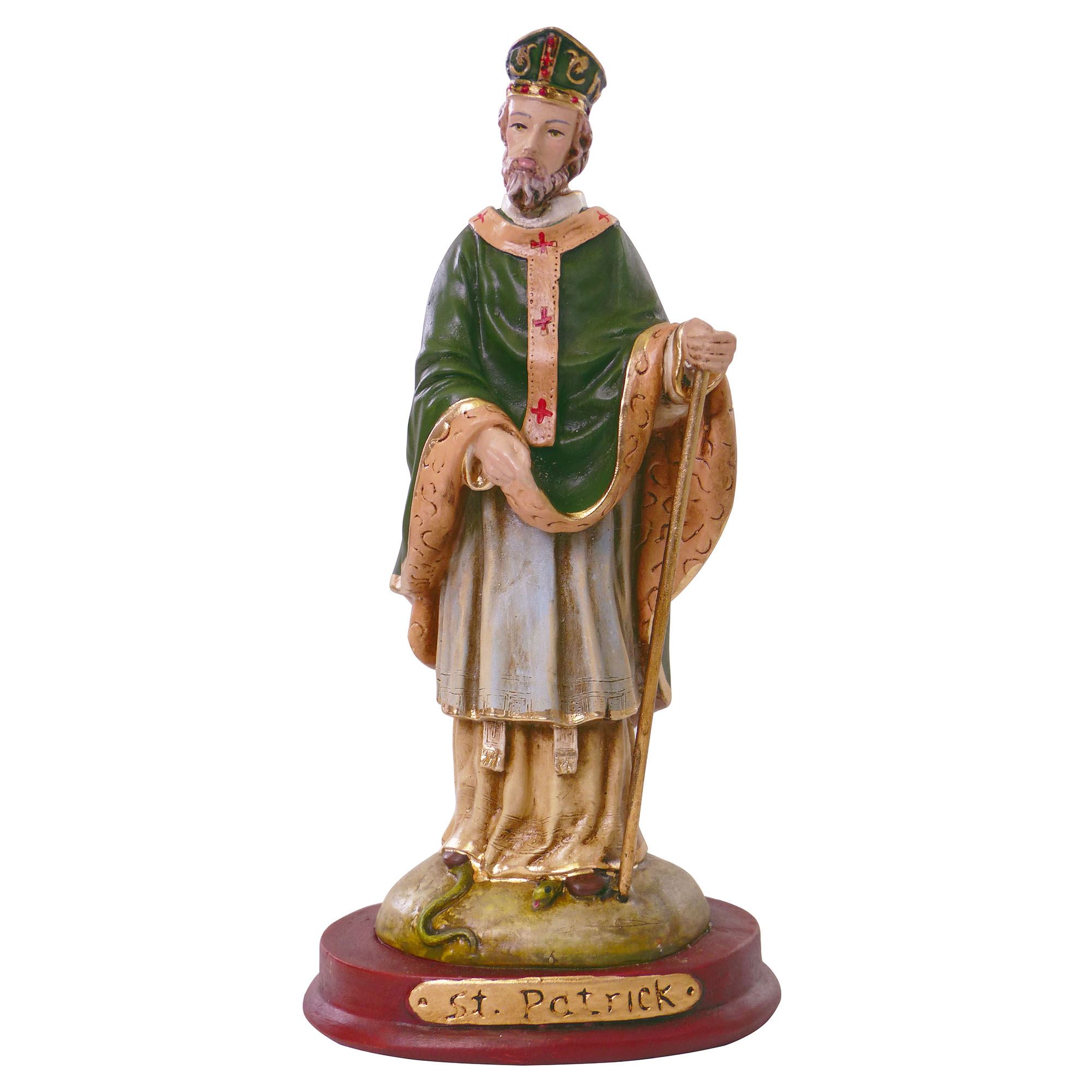 ST. PATRICK STATUE - 8 1/2" | EWTN Religious Catalogue