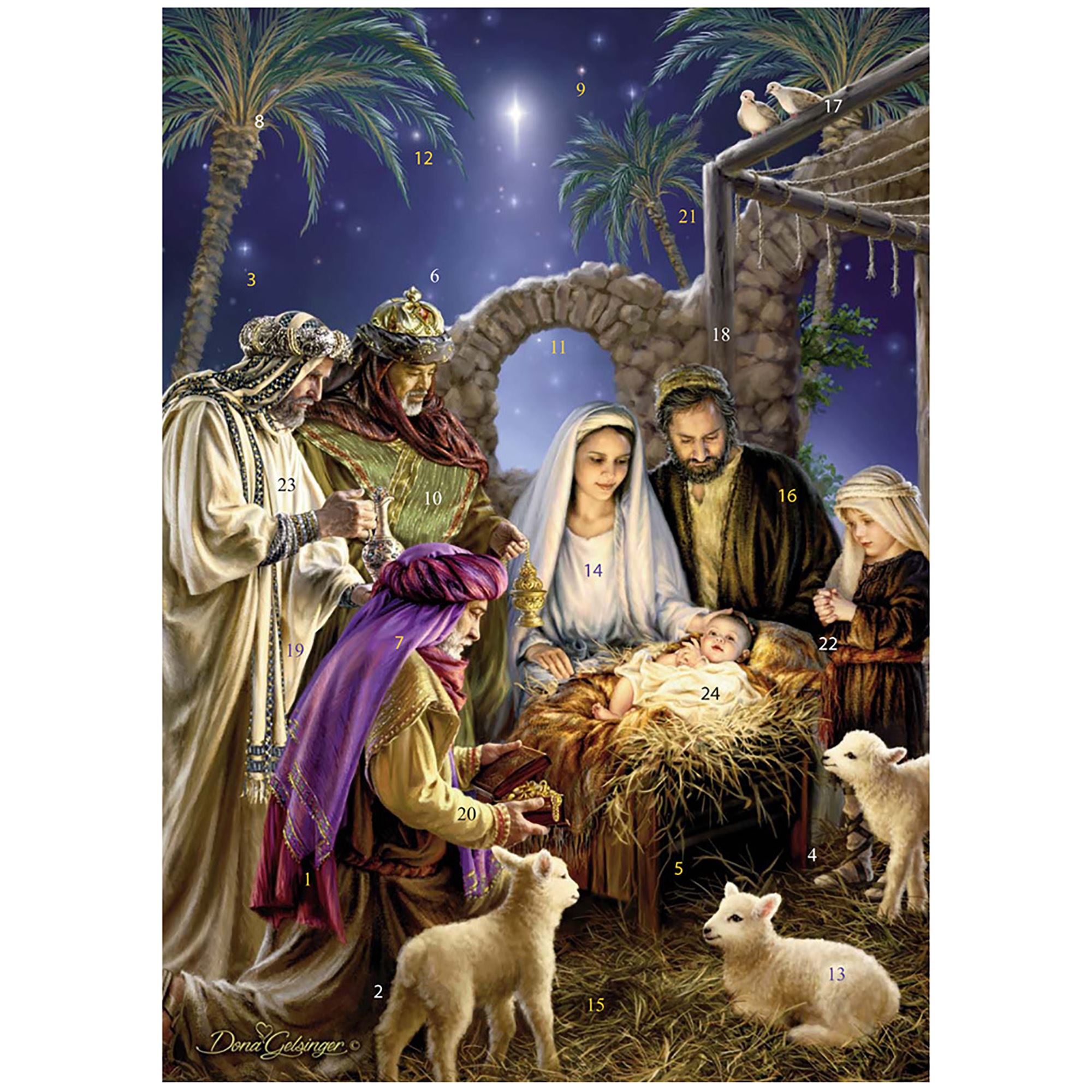 ADORATION OF THE MAGI GREETING CARD ADVENT CALENDAR | EWTN Religious ...