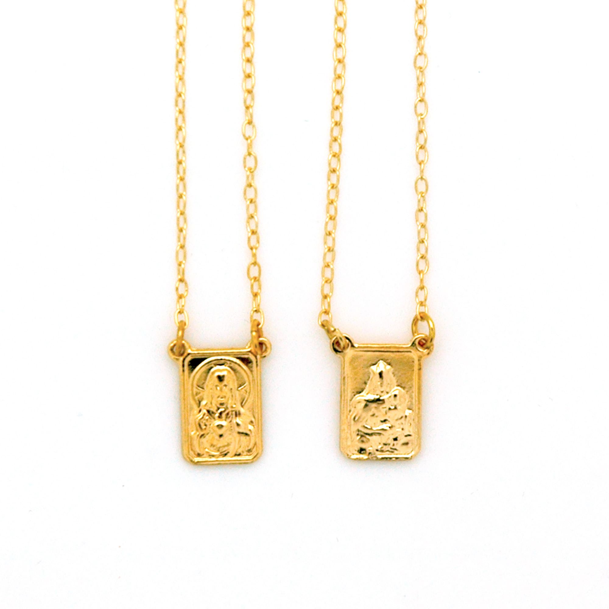 SCAPULAR MEDAL - GOLD TONE | EWTN Religious Catalogue
