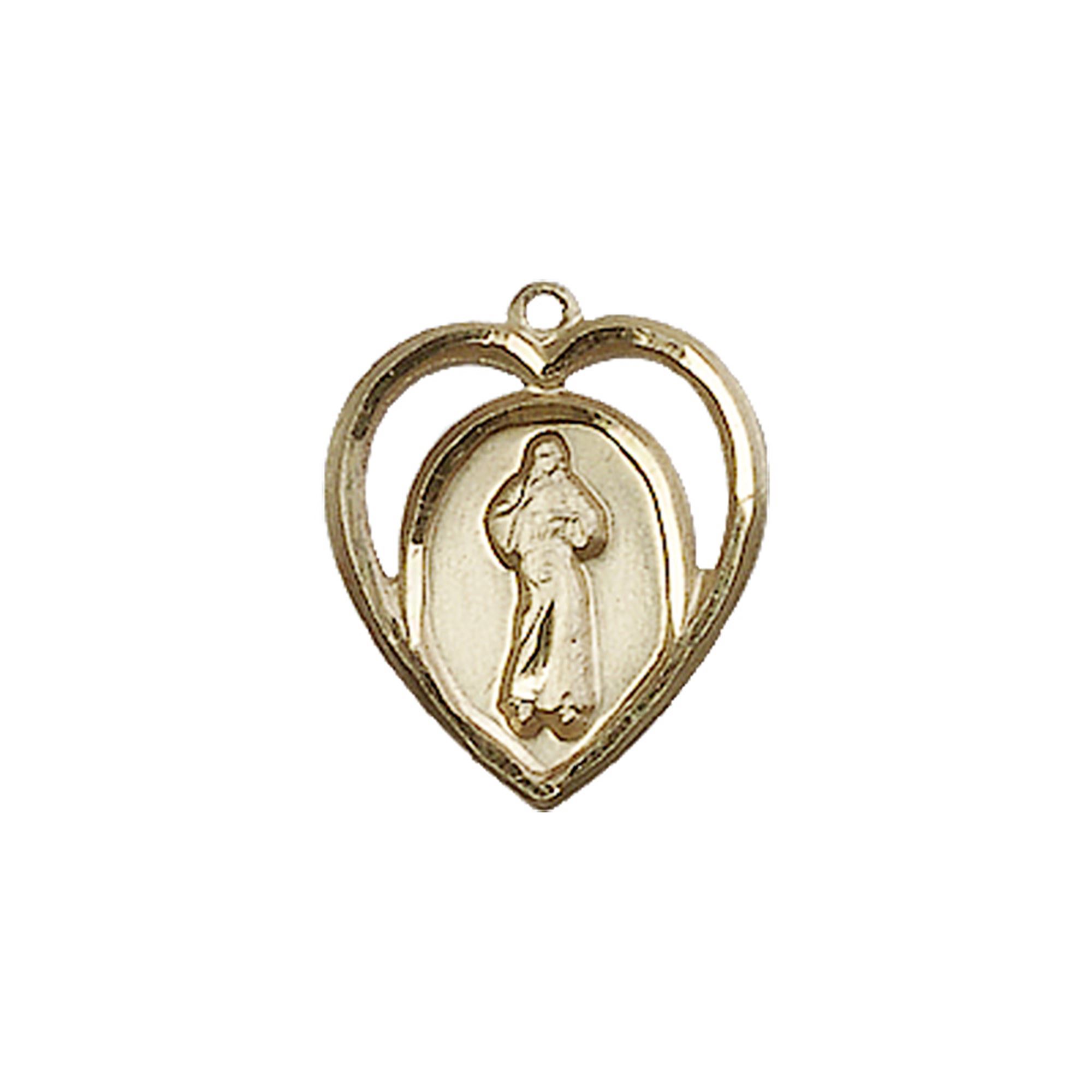 14KT GOLD DIVINE MERCY MEDAL | EWTN Religious Catalogue