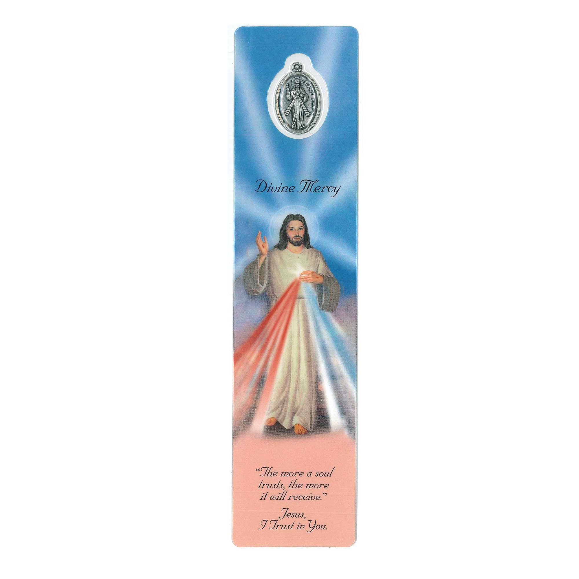 DIVINE MERCY - BOOKMARK WITH MEDAL | EWTN Religious Catalogue
