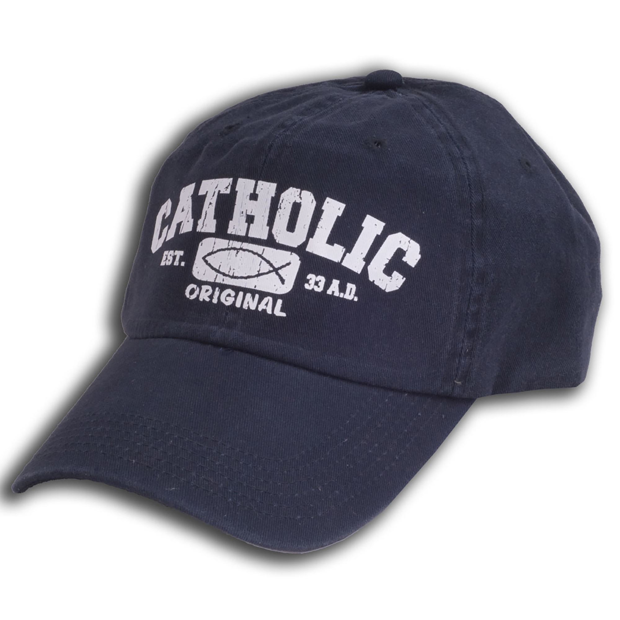 ORIGINAL CATHOLIC BASEBALL CAP - NAVY | EWTN Religious Catalogue