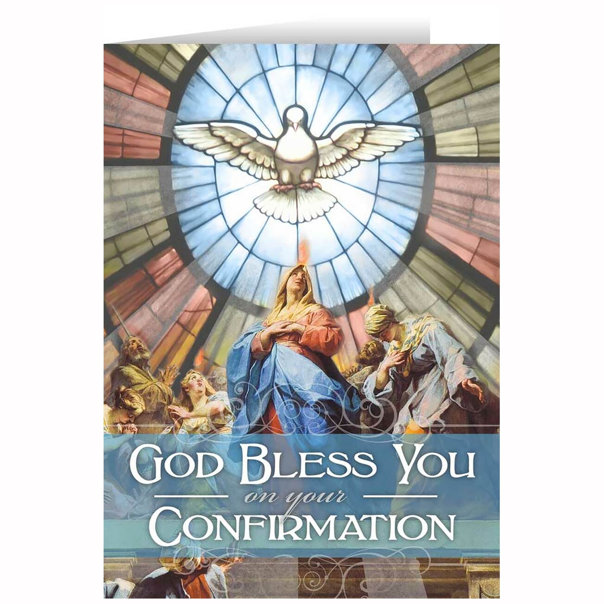 God Bless You on Your Confirmation Greeting Card | EWTNRC.com