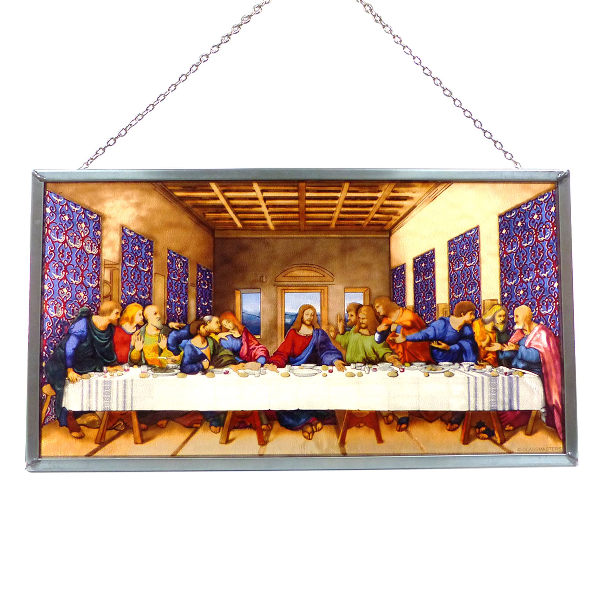 LEONARDO DA VINCI'S LAST SUPPER STAINED GLASS | EWTN Religious Catalogue