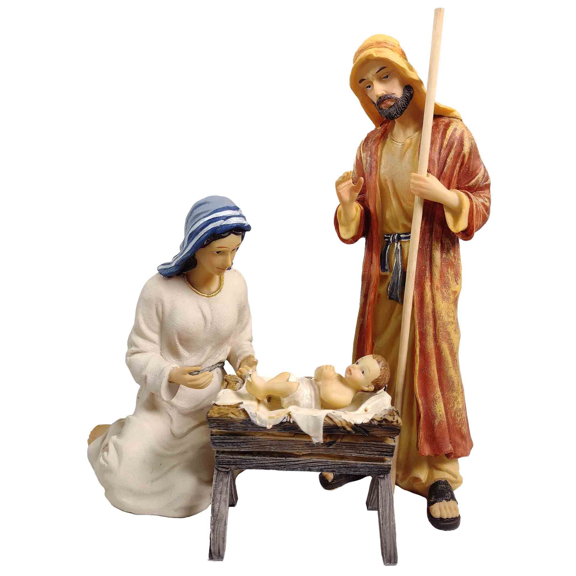 REAL LIFE NATIVITY - HOLY FAMILY - 10" SERIES | EWTN Religious Catalogue