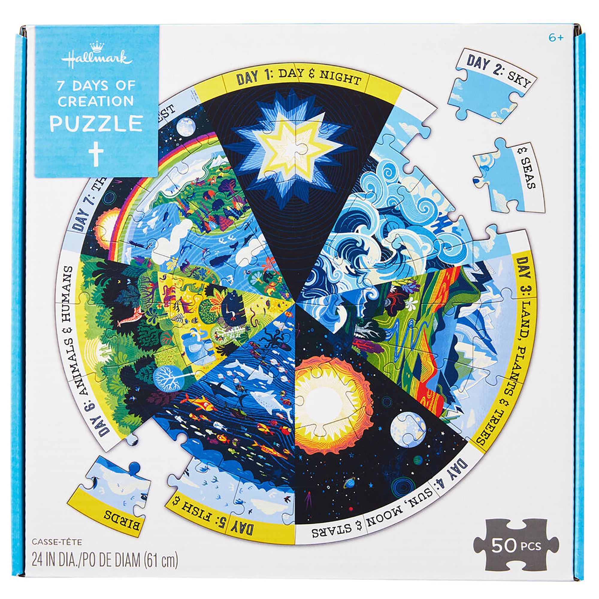 7 DAYS OF CREATION 50-PIECE PUZZLE | EWTN Religious Catalogue