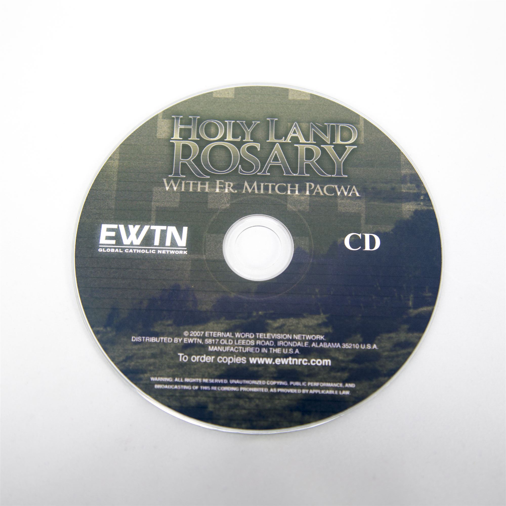 HOLY LAND ROSARY WITH FR. MITCH PACWA, SJ - CD | EWTN Religious Catalogue