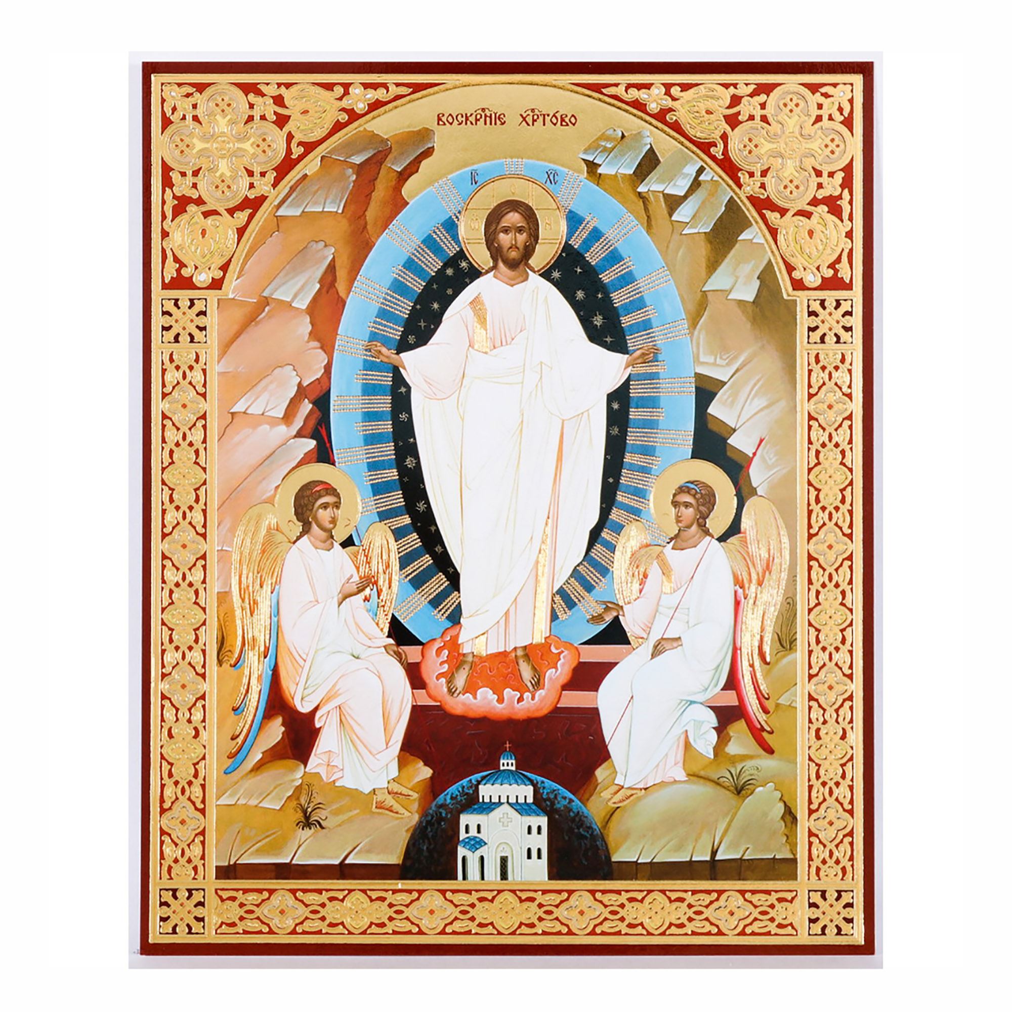 RESURRECTION ICON - 5 ¼” | EWTN Religious Catalogue