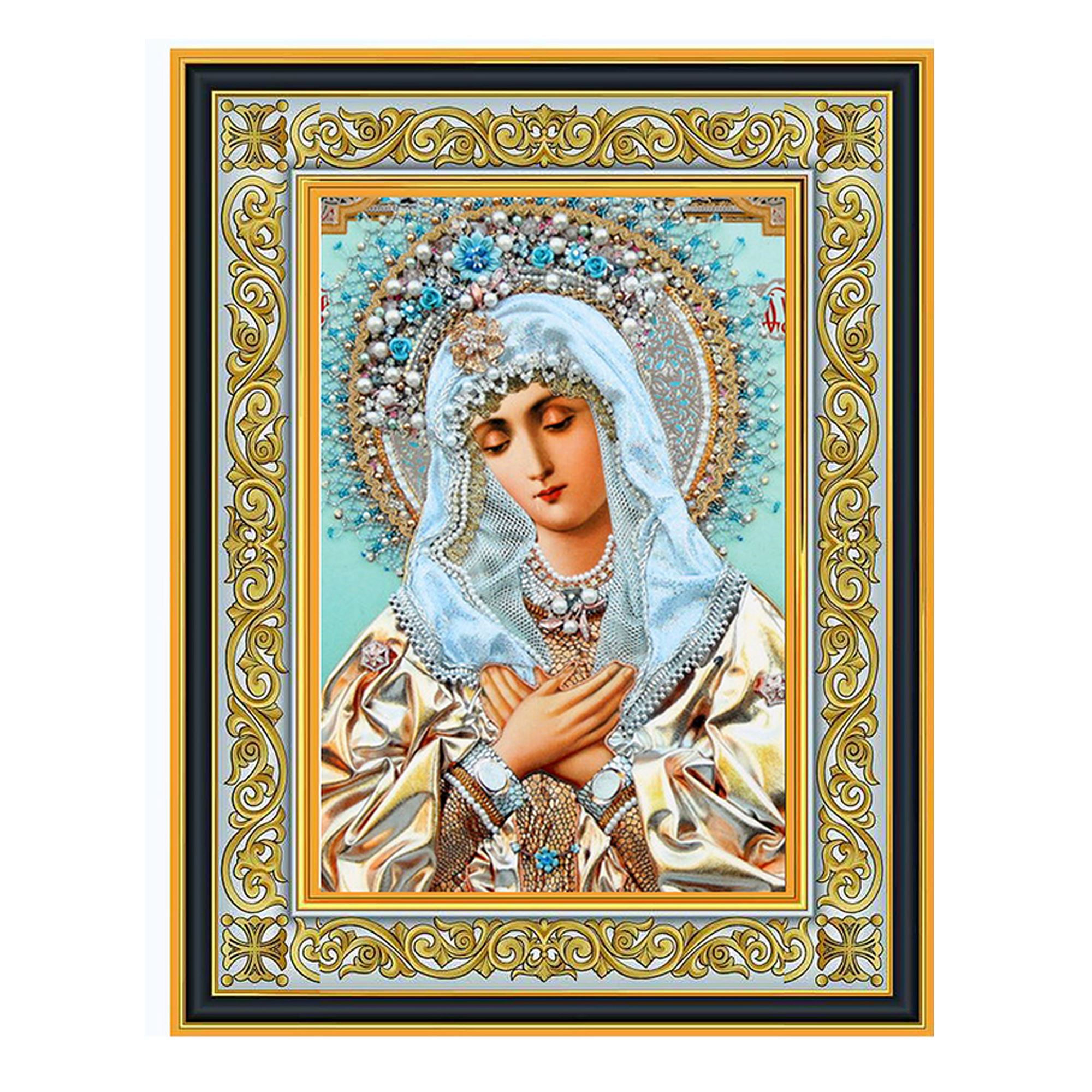 VIRGIN OF EXTREME HUMILITY FRAMED ICON | EWTN Religious Catalogue