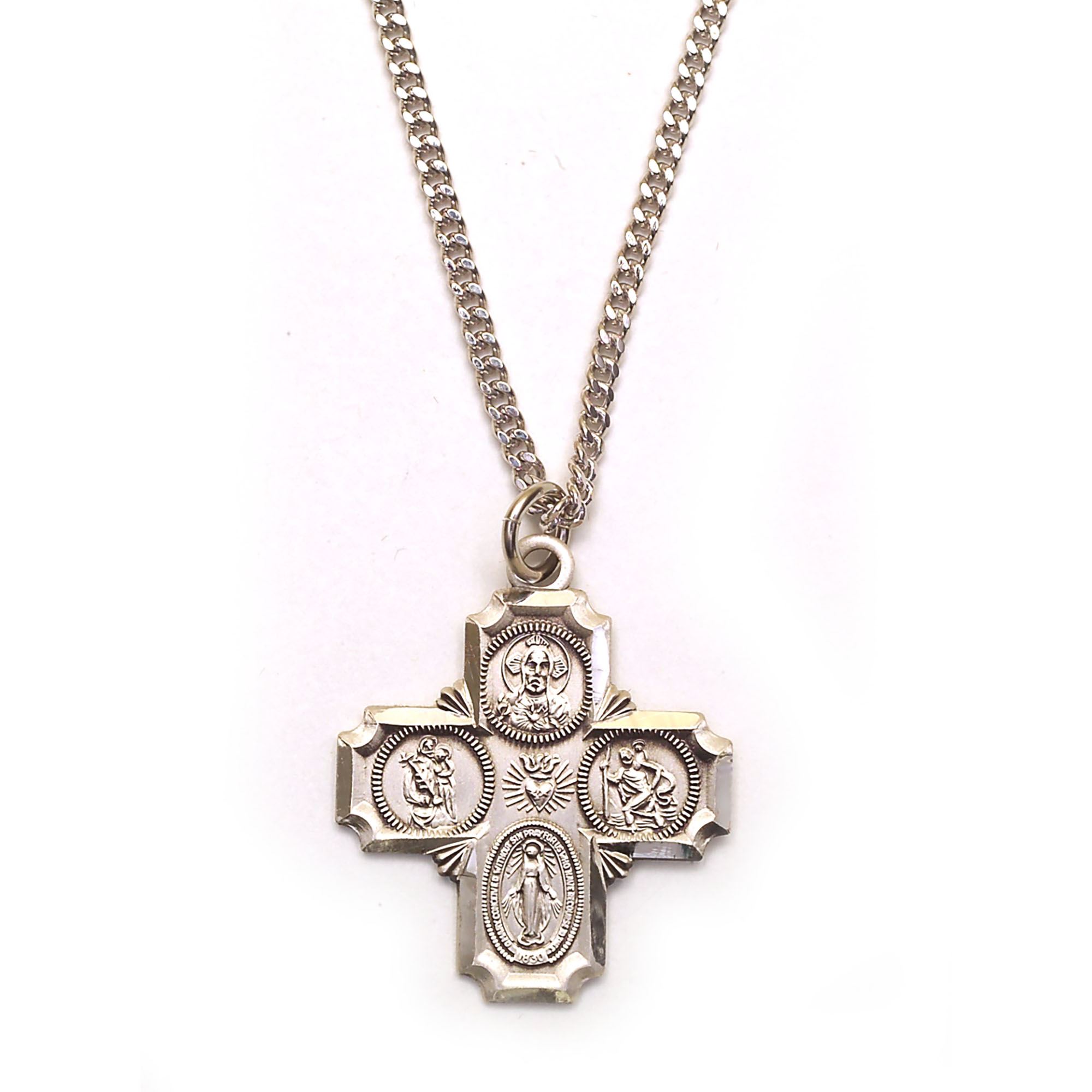 4-WAY CROSS MEDAL | EWTN Religious Catalogue