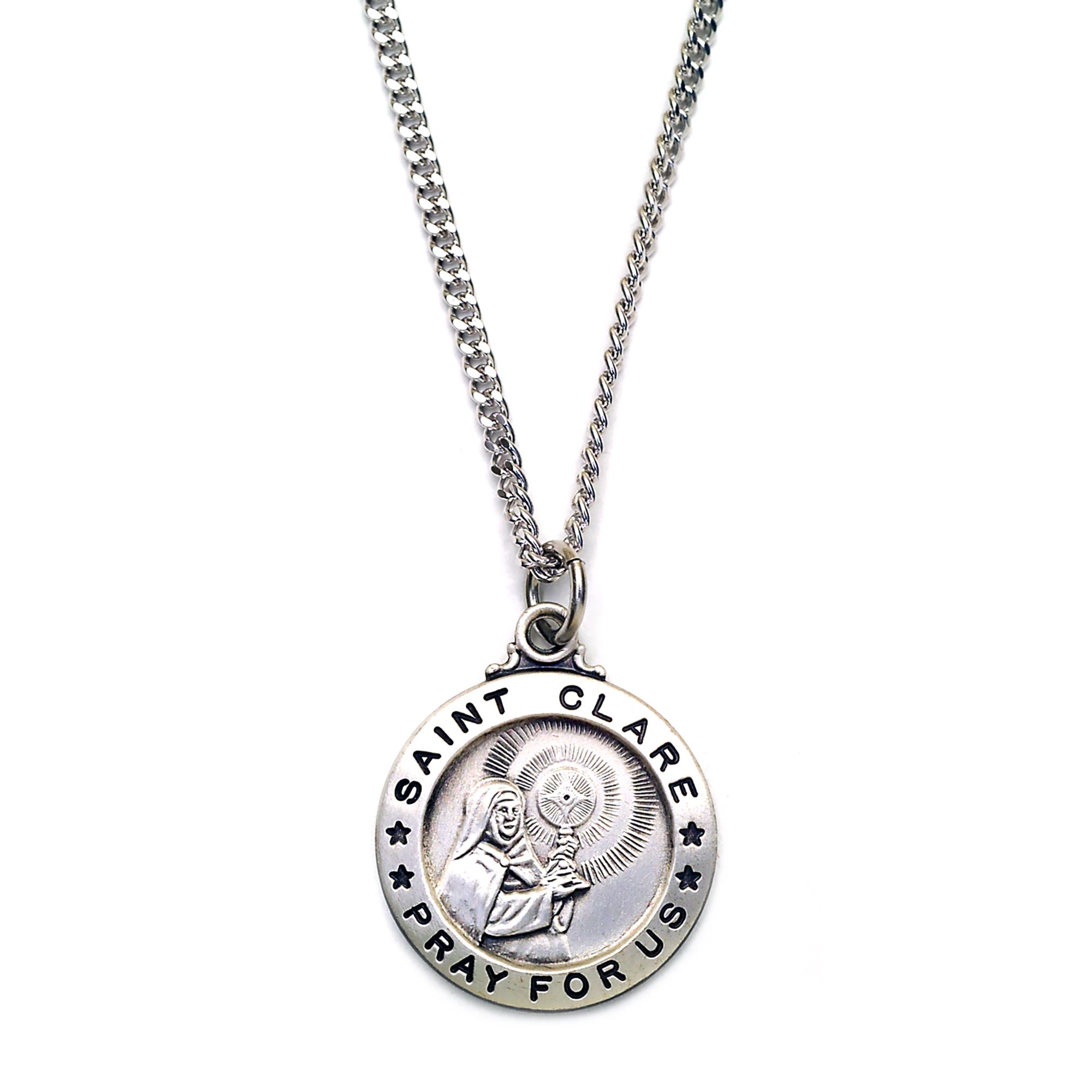 PATRON SAINT MEDAL - ST. CLARE | EWTN Religious Catalogue