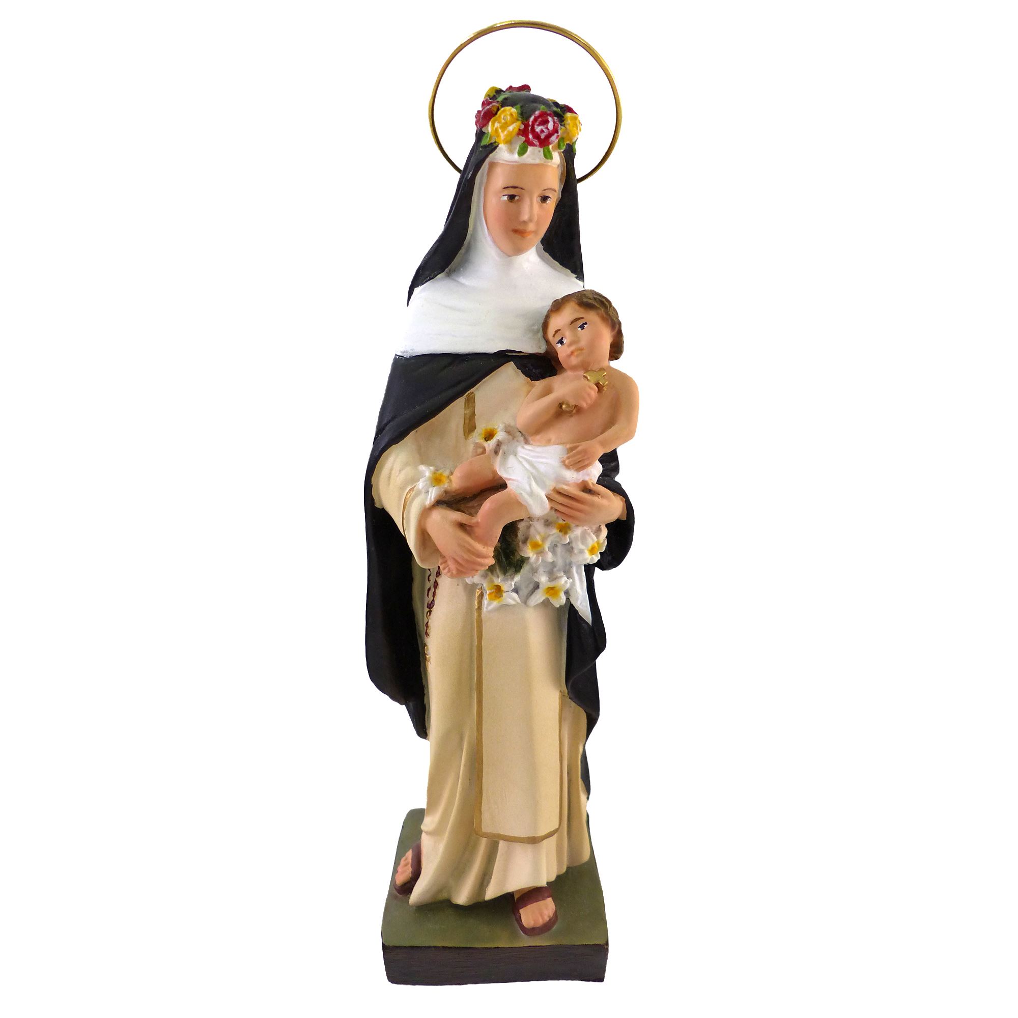 ST. ROSE OF LIMA STATUE - 9" | EWTN Religious Catalogue