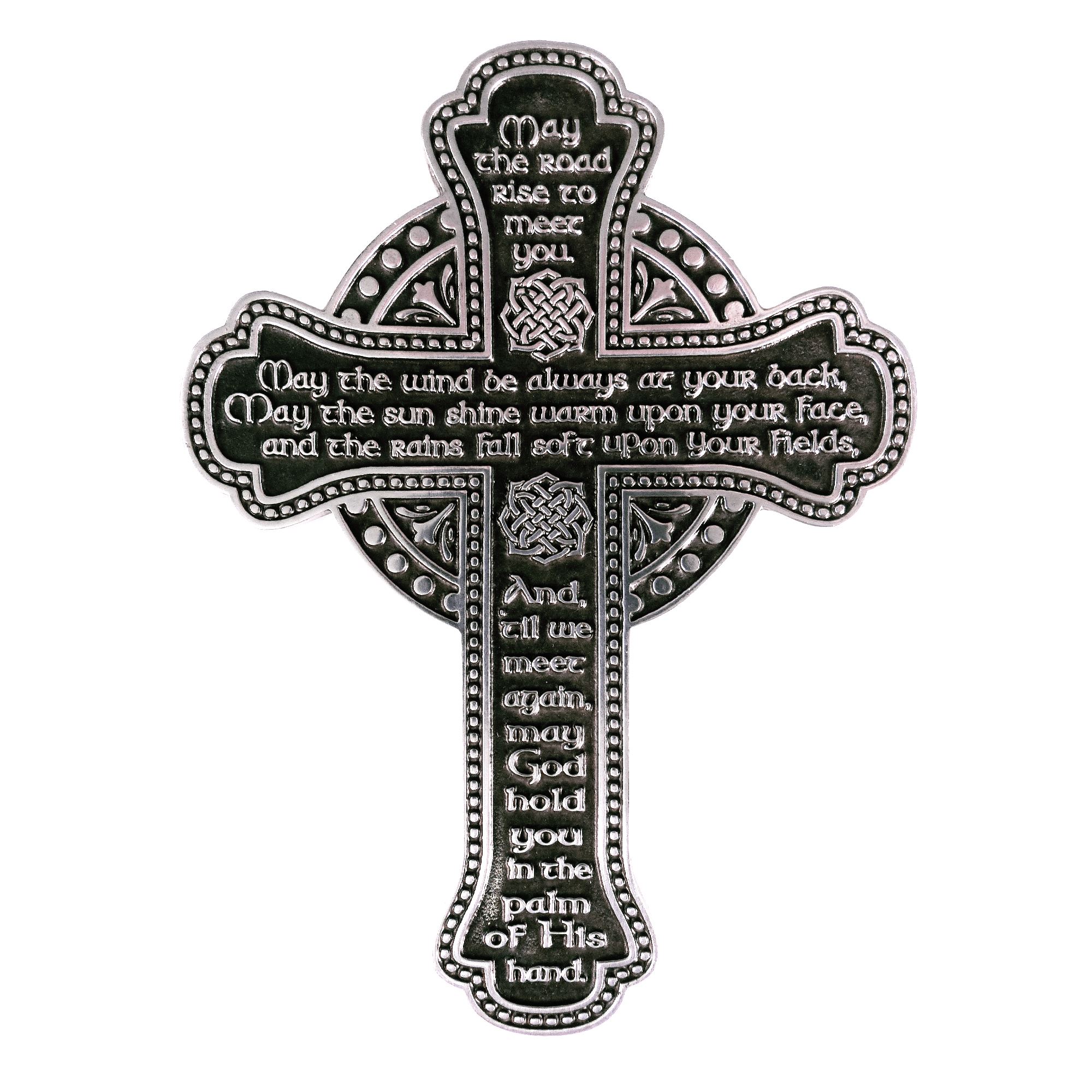 IRISH BLESSING WALL CROSS - 5 1/4" | EWTN Religious Catalogue