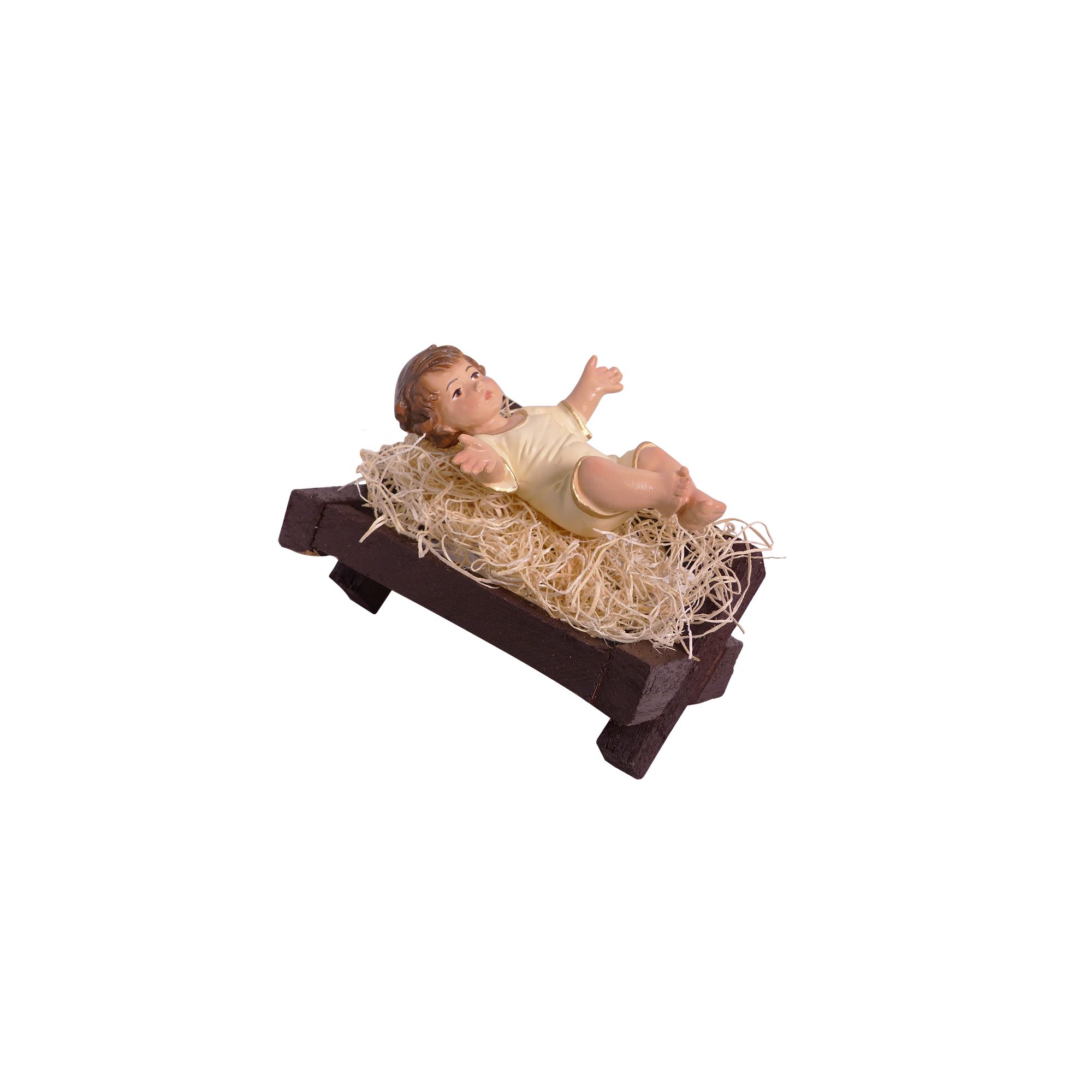 INFANT JESUS WITH CRIB - 4 1/2" | EWTN Religious Catalogue
