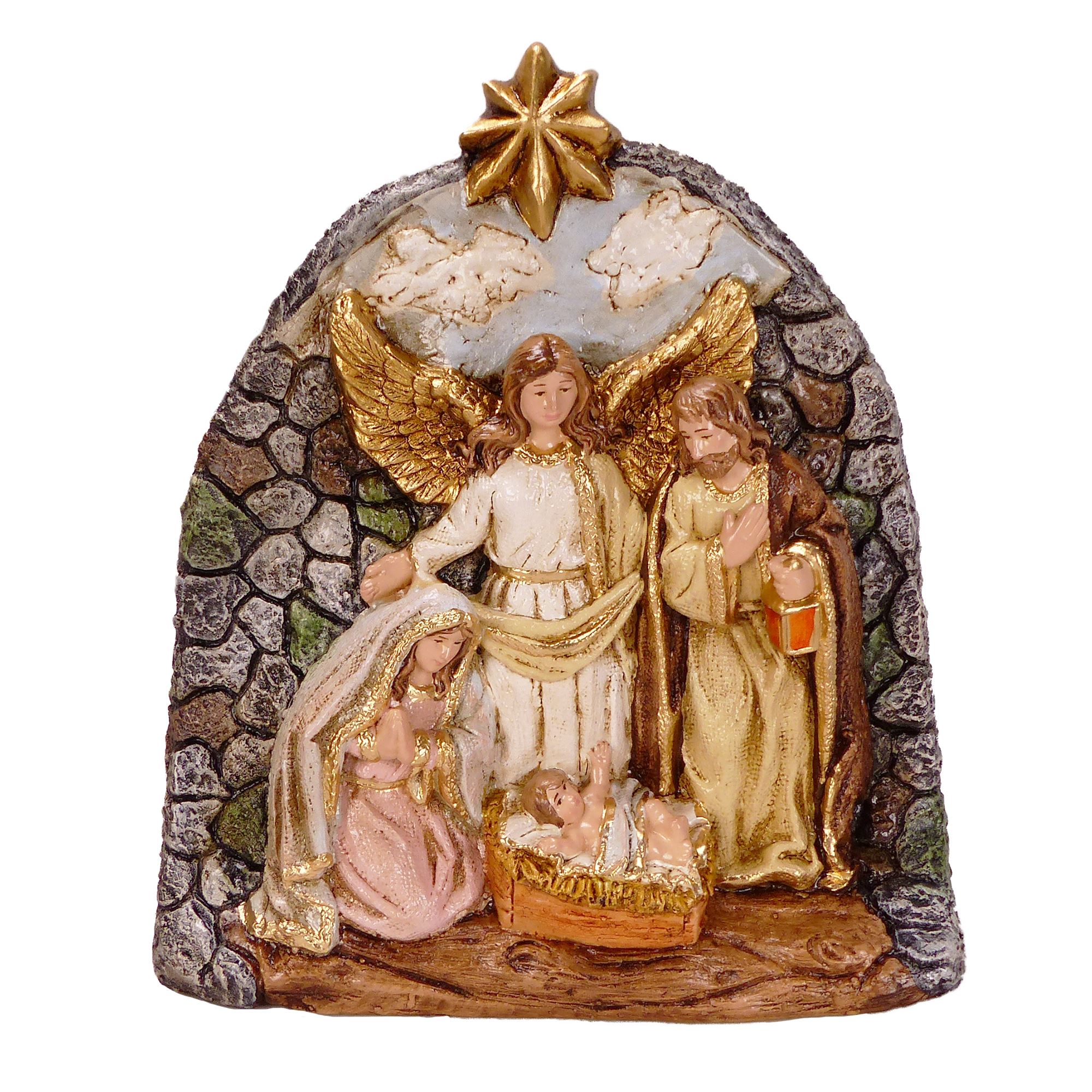 NATIVITY ROCK PLAQUE - 8 1/4" | EWTN Religious Catalogue