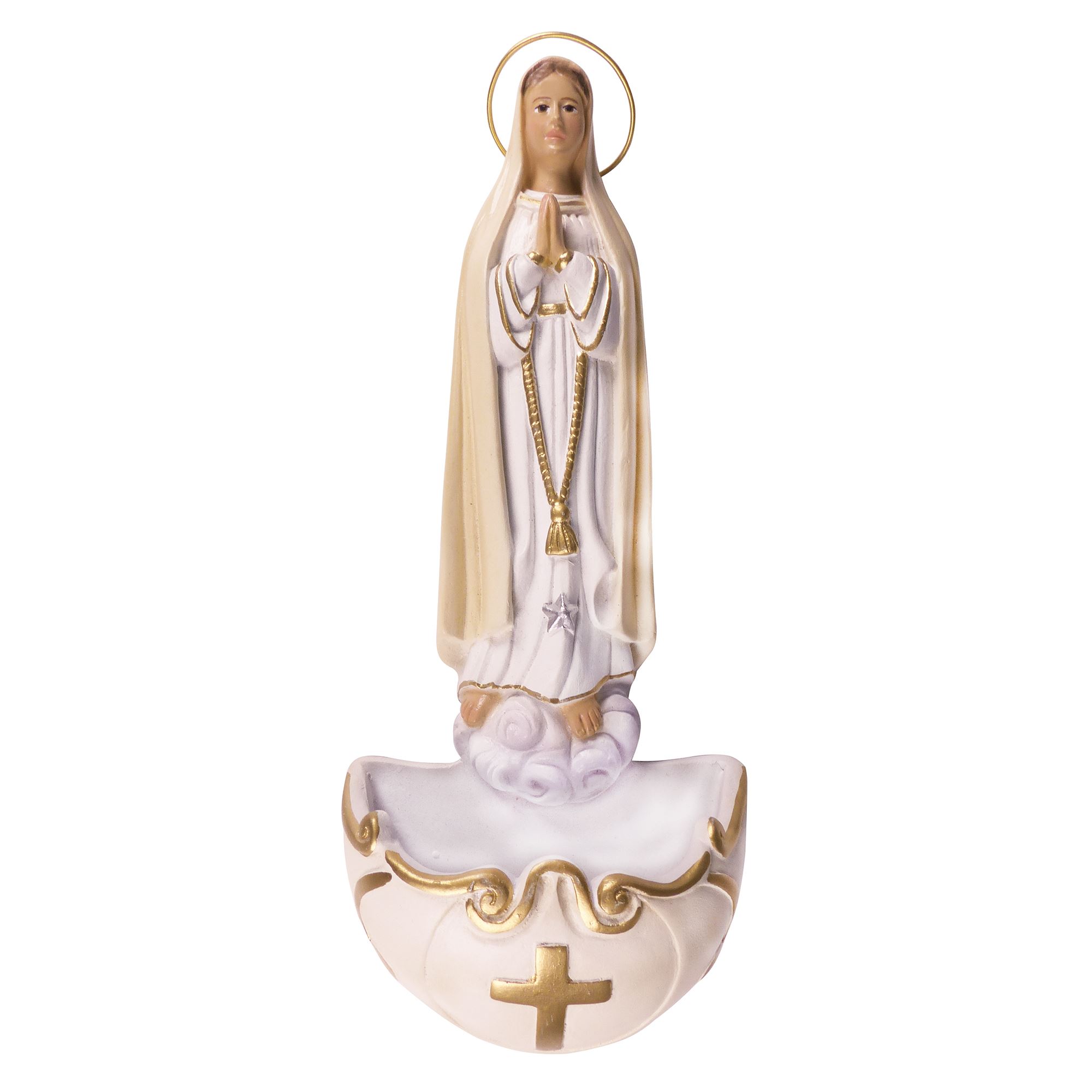 OUR LADY OF FATIMA HOLY WATER FONT | EWTN Religious Catalogue