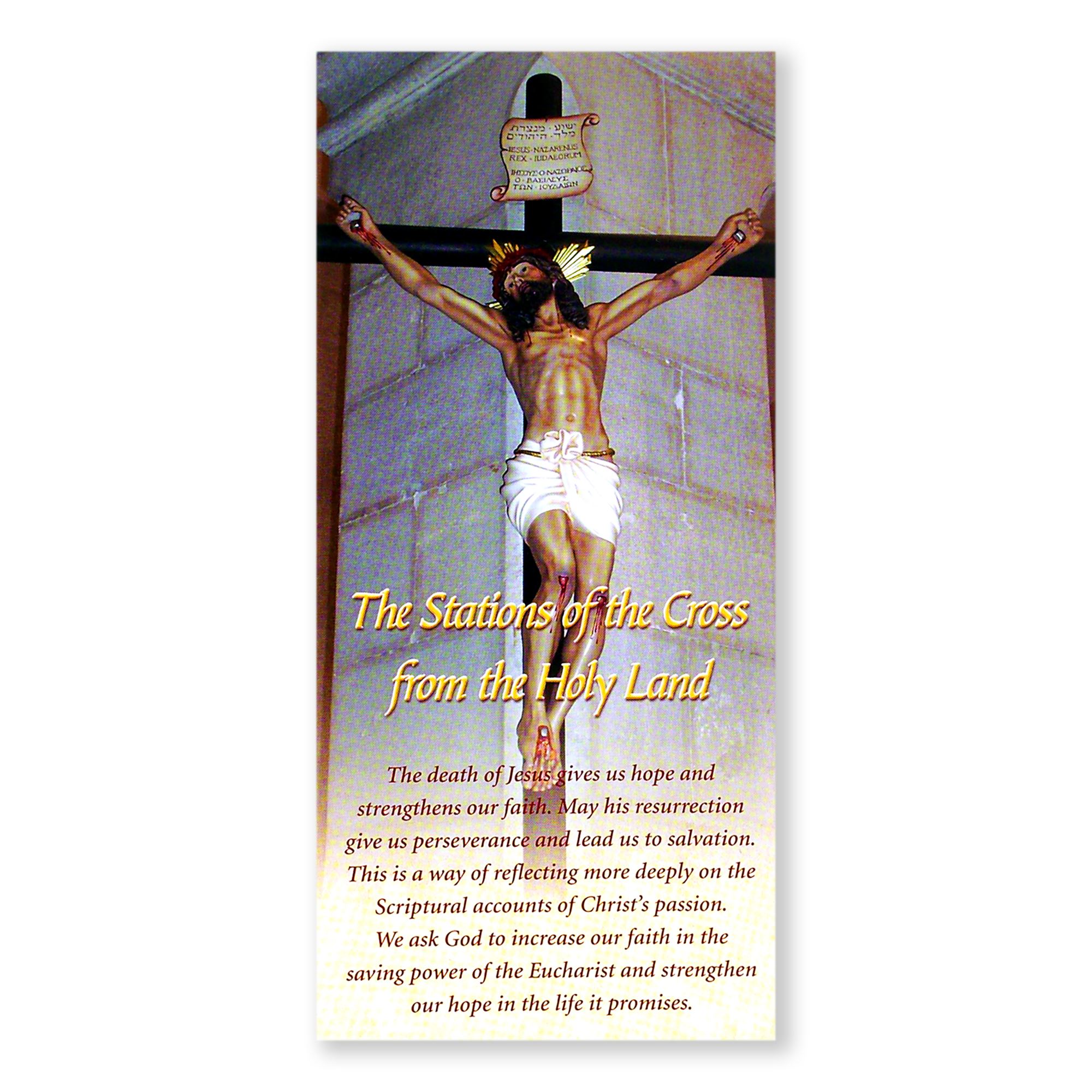 14 STATIONS OF THE CROSS LAMINATED PAMPHLET | EWTN Religious Catalogue