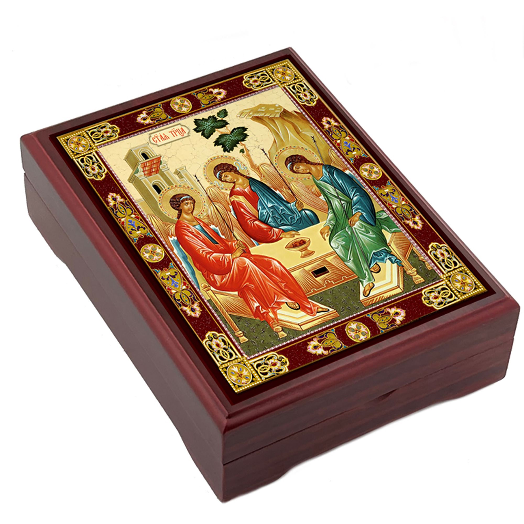 HOLY TRINITY ICON KEEPSAKE BOX | EWTN Religious Catalogue