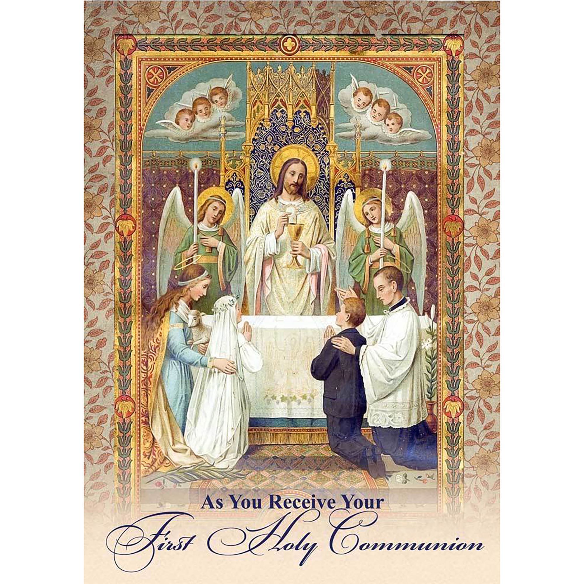 Jesus First Holy Communion Greeting Card EWTNRC