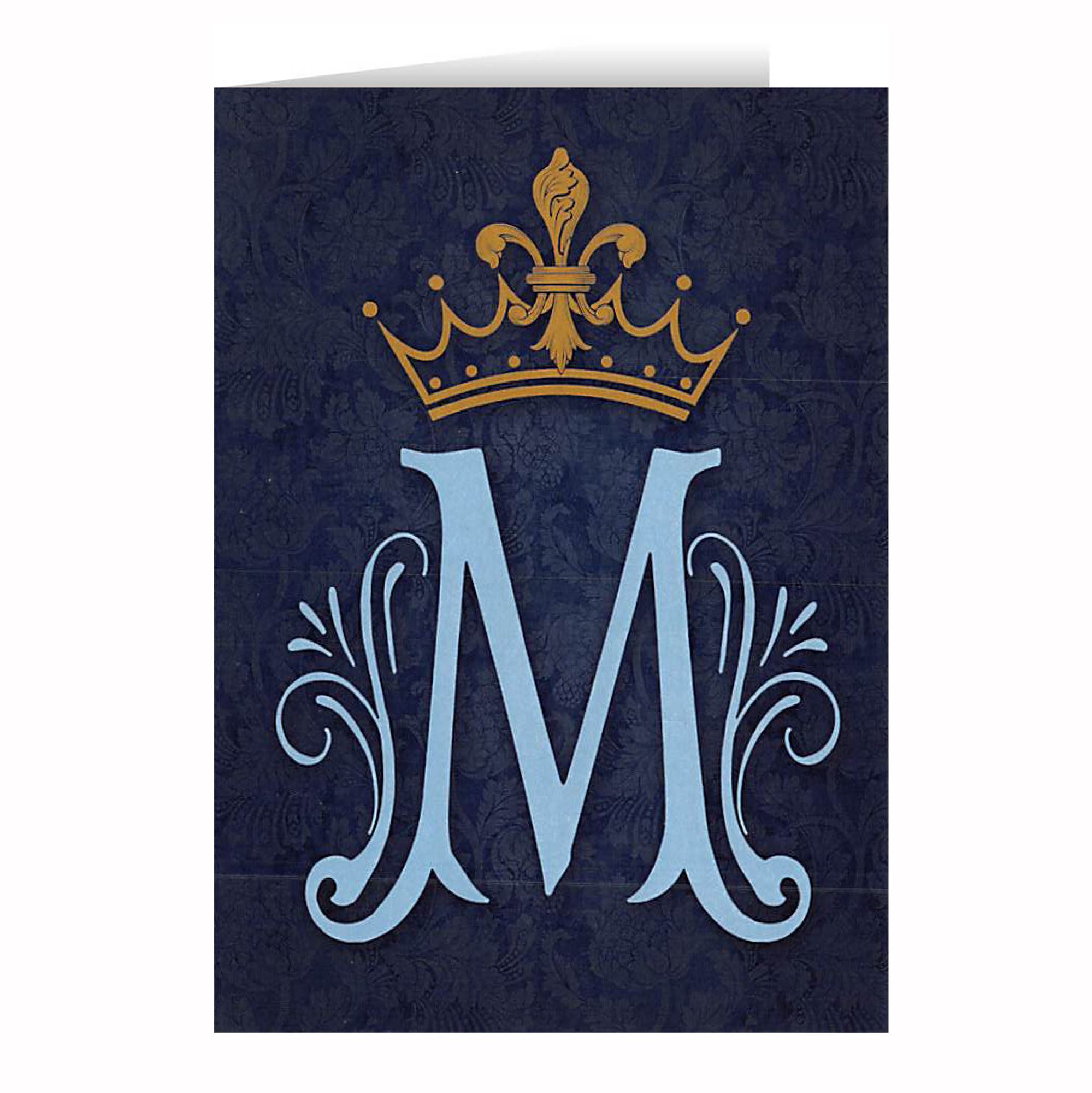 MARIAN SYMBOL GREETING CARD | EWTN Religious Catalogue