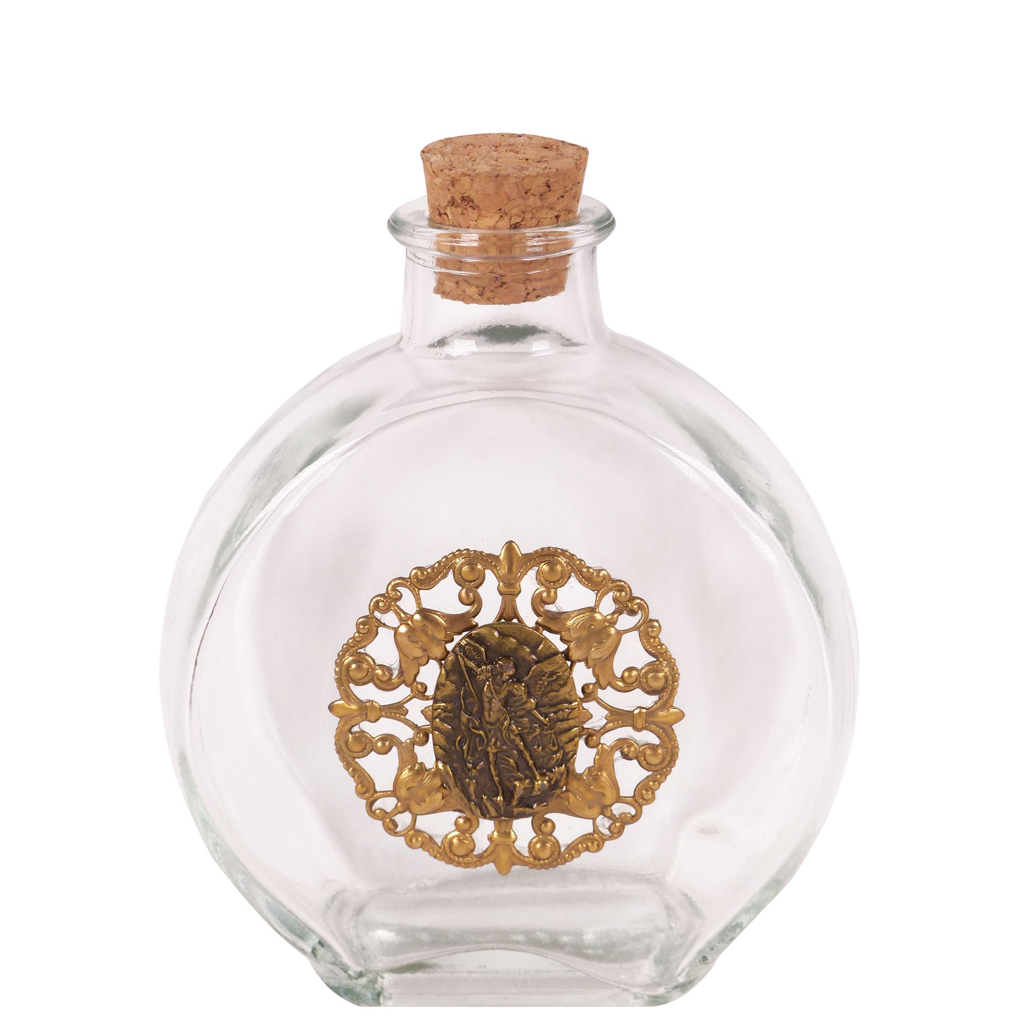 ST. MICHAEL VINTAGE HOLY WATER BOTTLE | EWTN Religious Catalogue