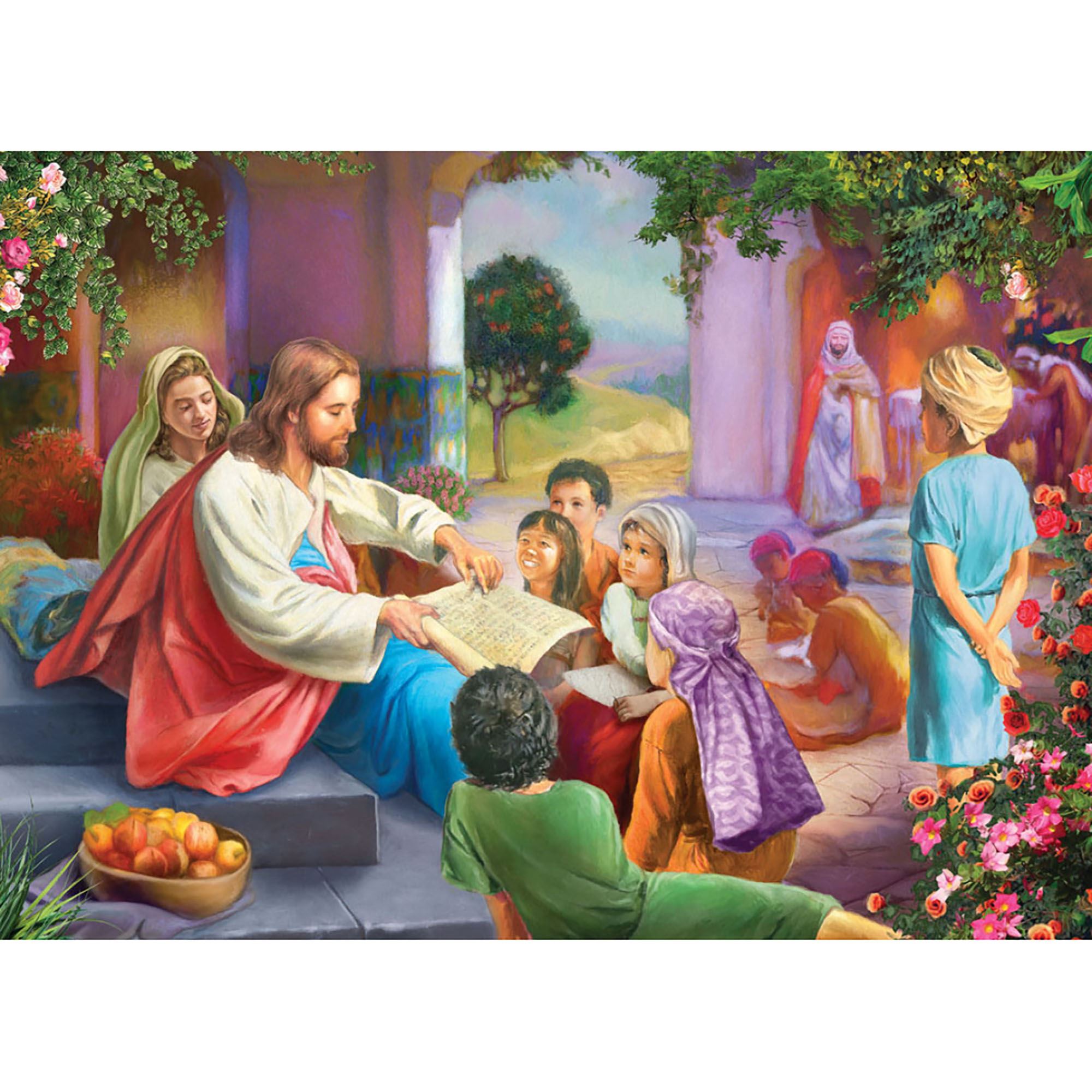 JESUS WITH CHILDREN 1000-PIECE JIGSAW PUZZLE | EWTN Religious Catalogue