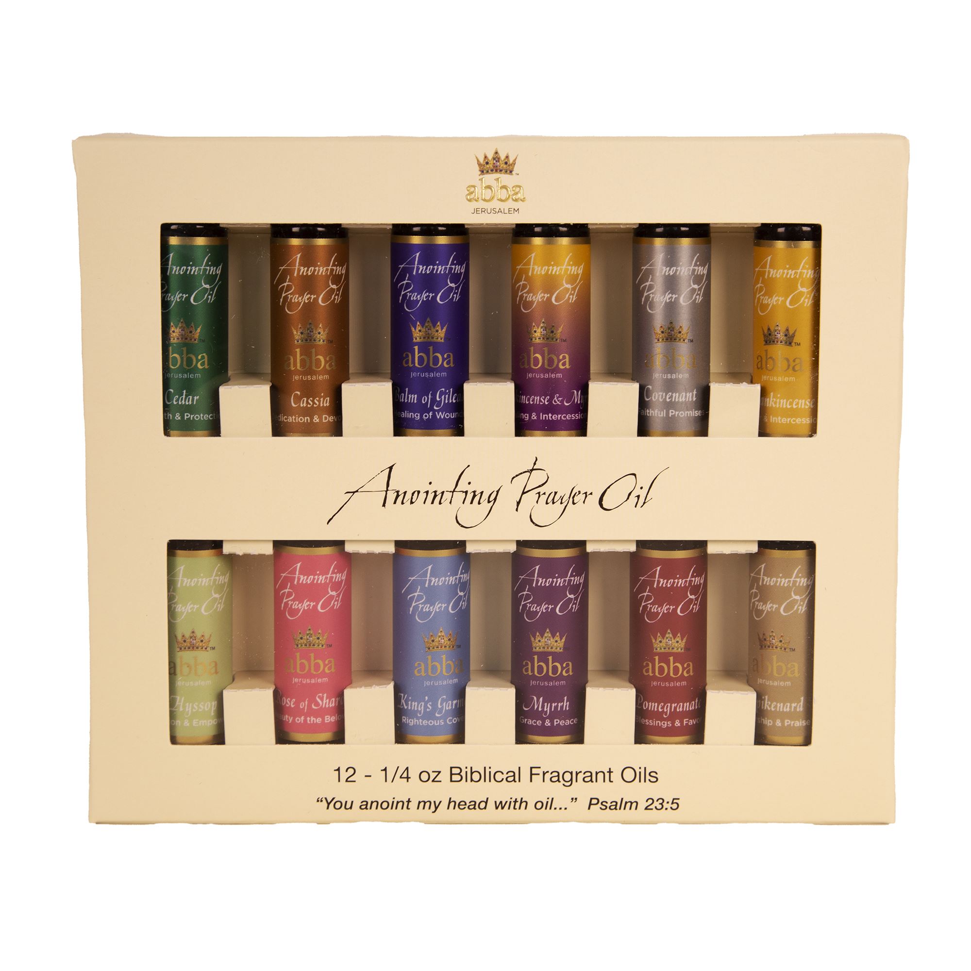 BIBLICAL OIL 12-PIECE SET | EWTN Religious Catalogue