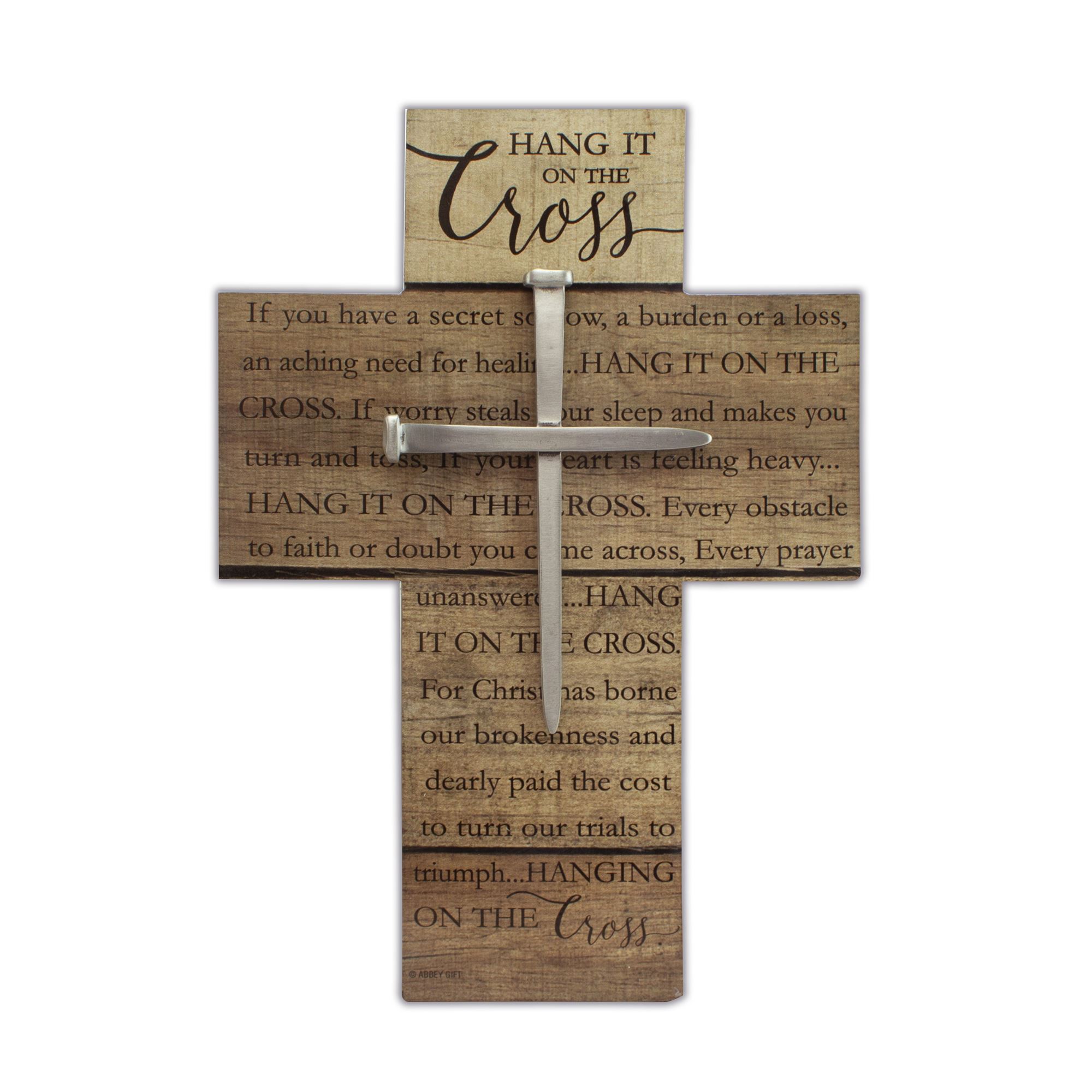 HANG IT ON THE CROSS - 11" WALL CROSS | EWTN Religious Catalogue