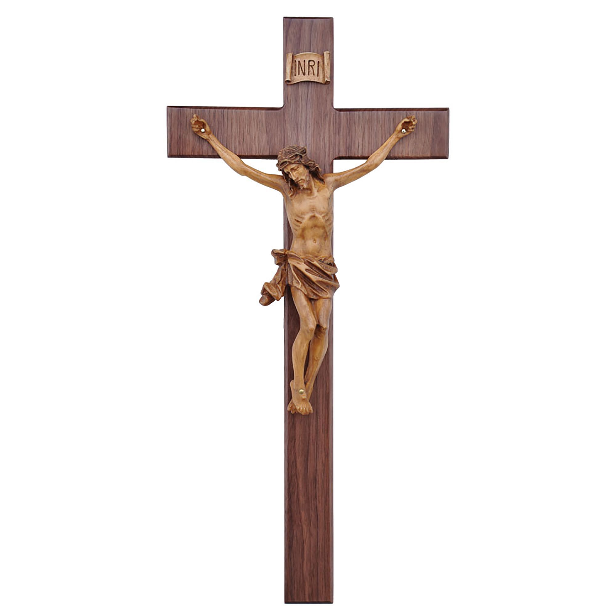 WALNUT 20-INCH WALL CRUCIFIX | EWTN Religious Catalogue
