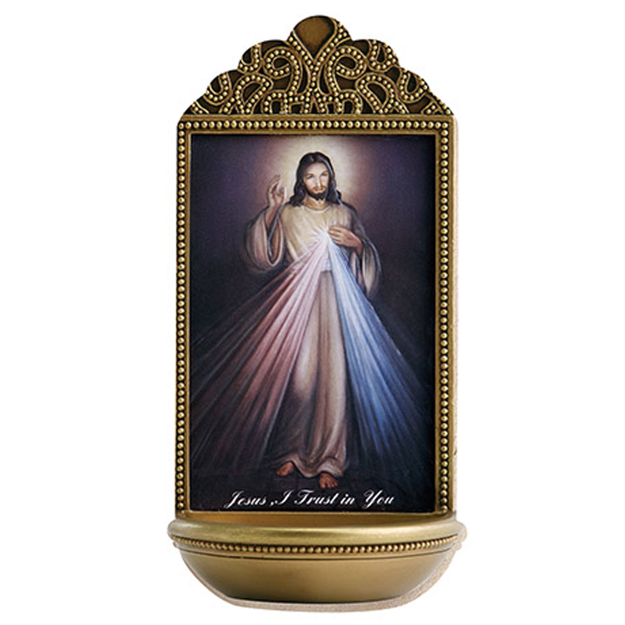 DIVINE MERCY HOLY WATER FONT | EWTN Religious Catalogue