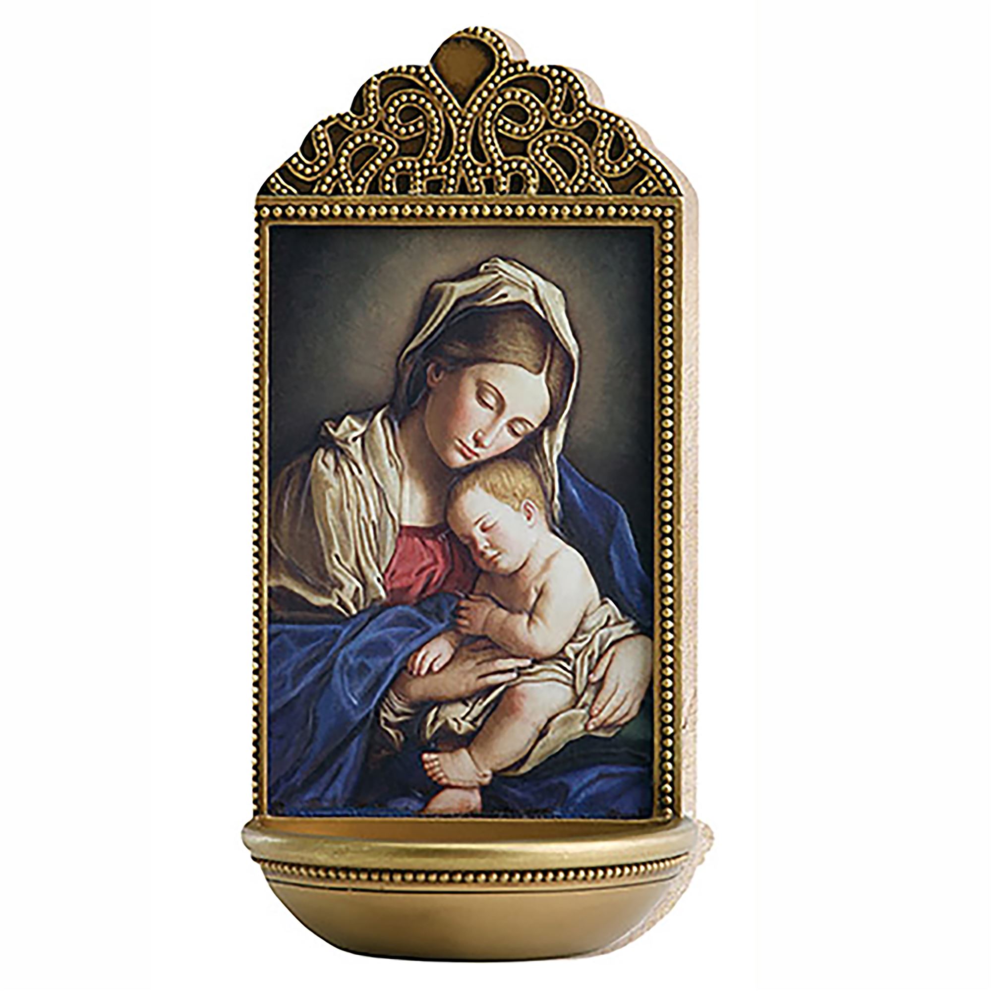 OUR LADY WITH JESUS HOLY WATER FONT | EWTN Religious Catalogue